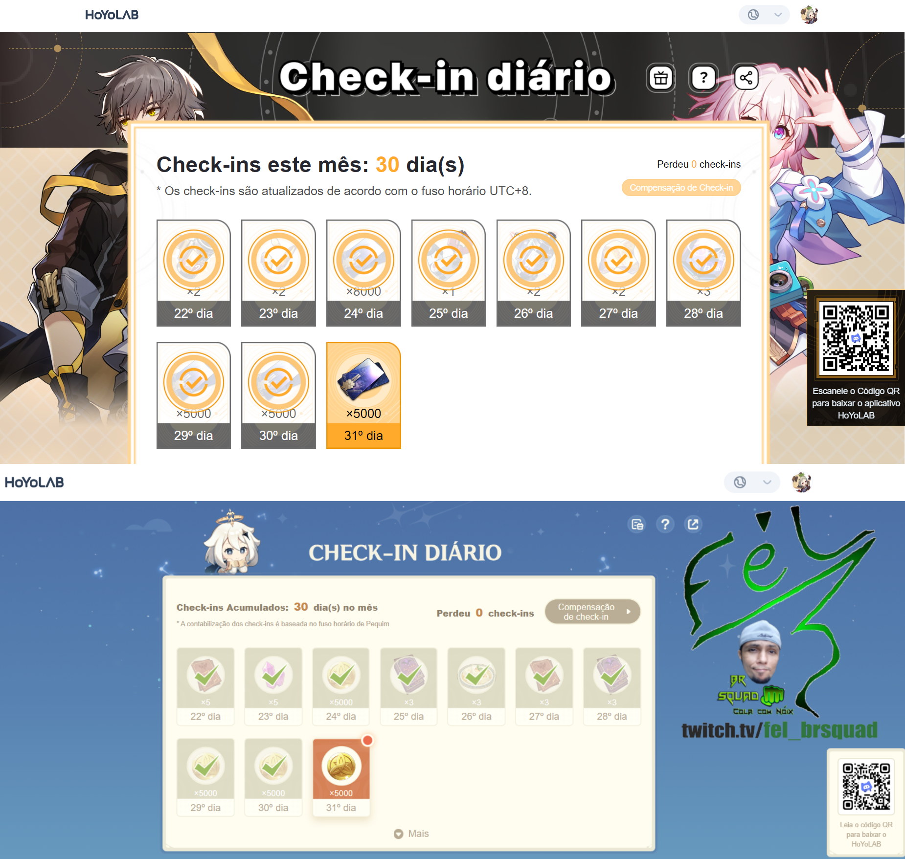 Mais um Mês garantindo TODAS Recompensas