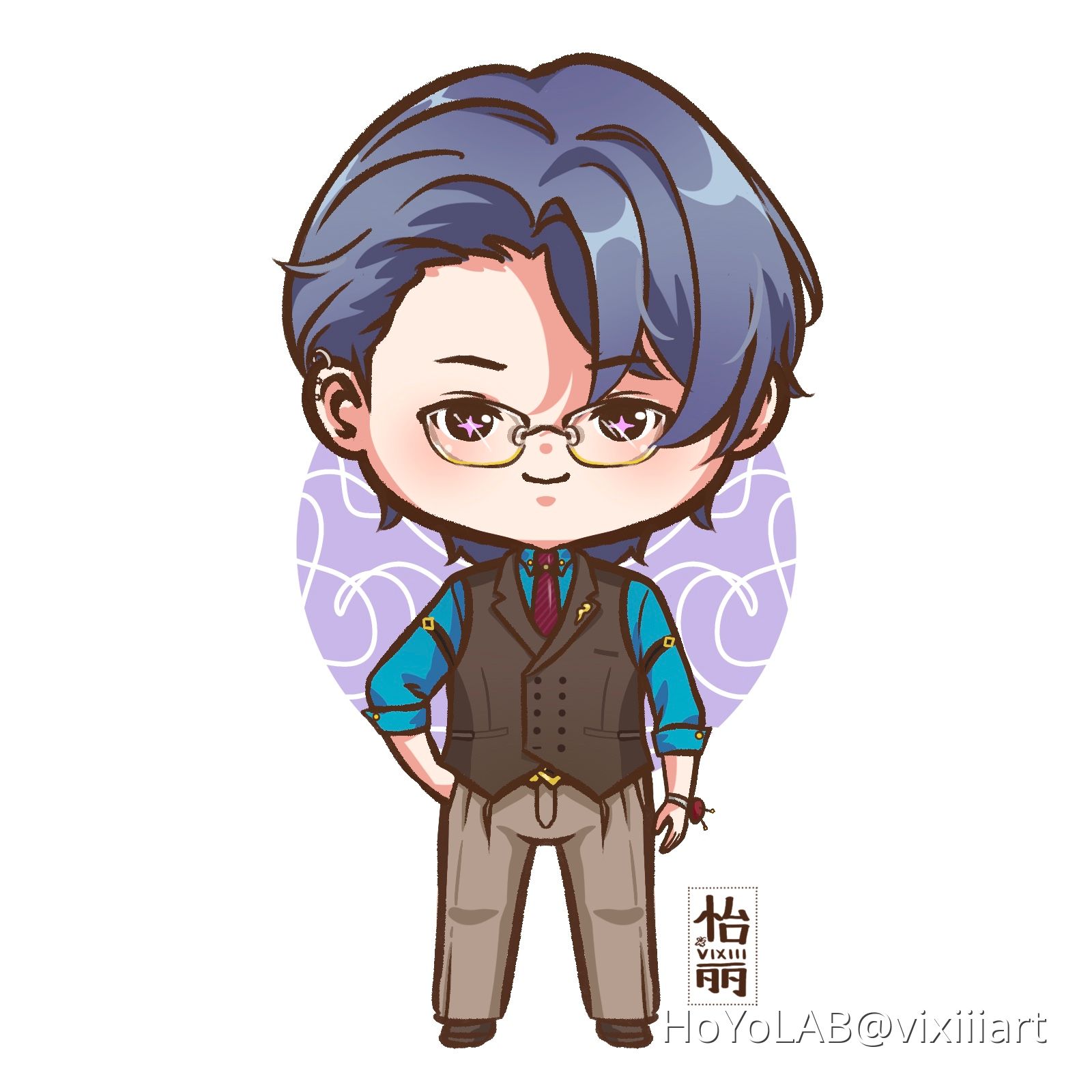 Chibi Fit for a King Marius Tears of Themis | HoYoLAB