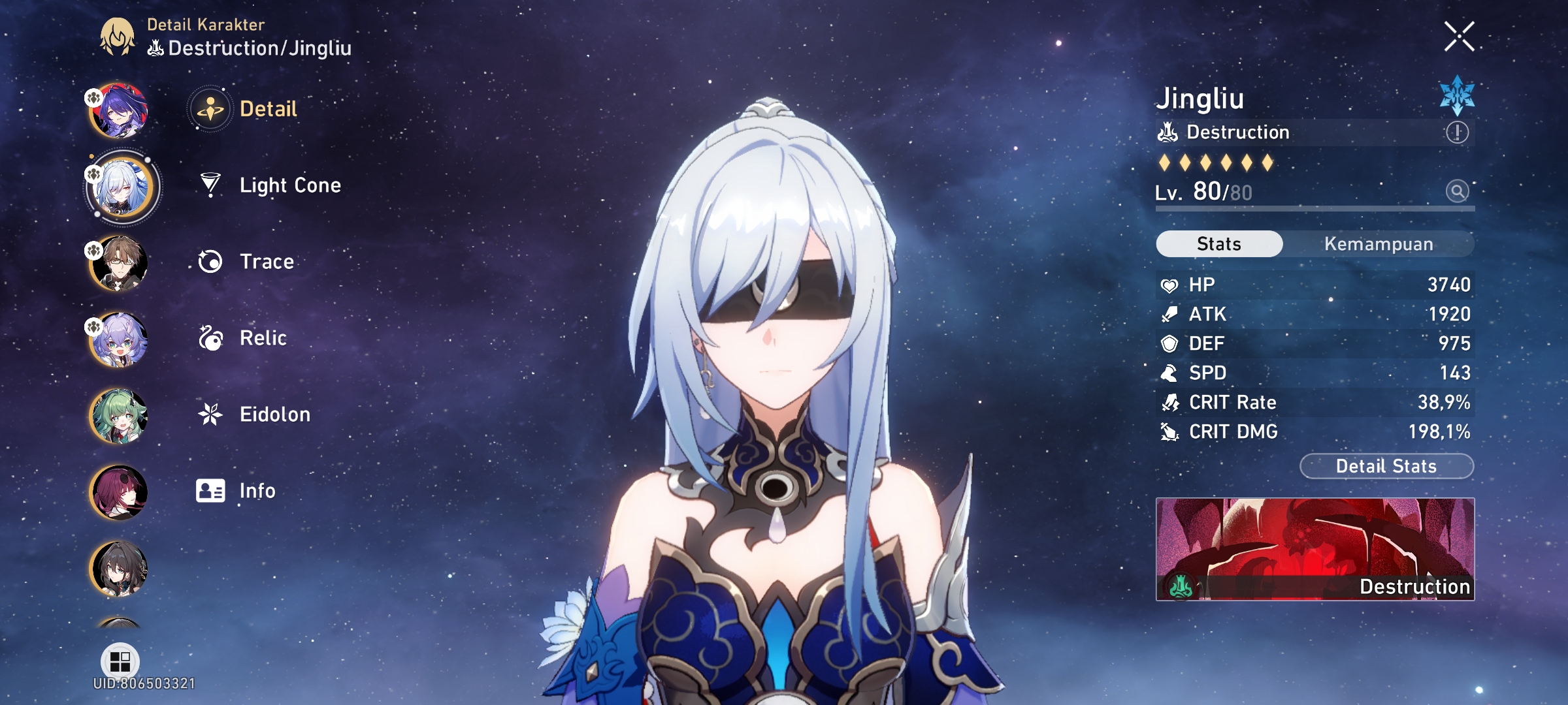 build Jing liu Honkai: Star Rail | HoYoLAB