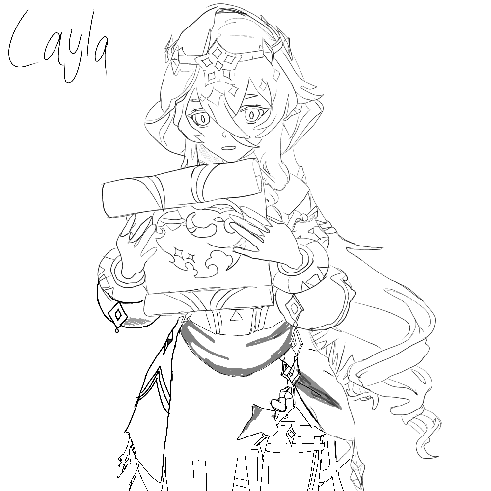 Layla + Yoimiya | who should I draw next comment who you want next ...