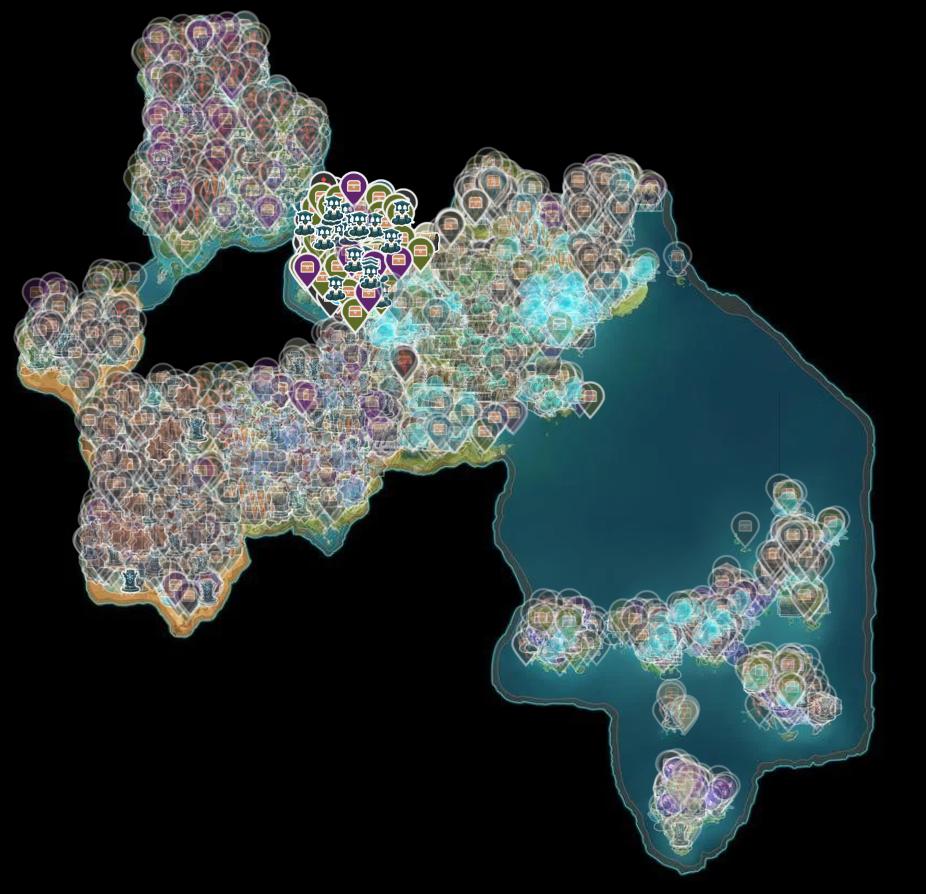 After multiple months, I finally 100% the entire interactive map. now i ...