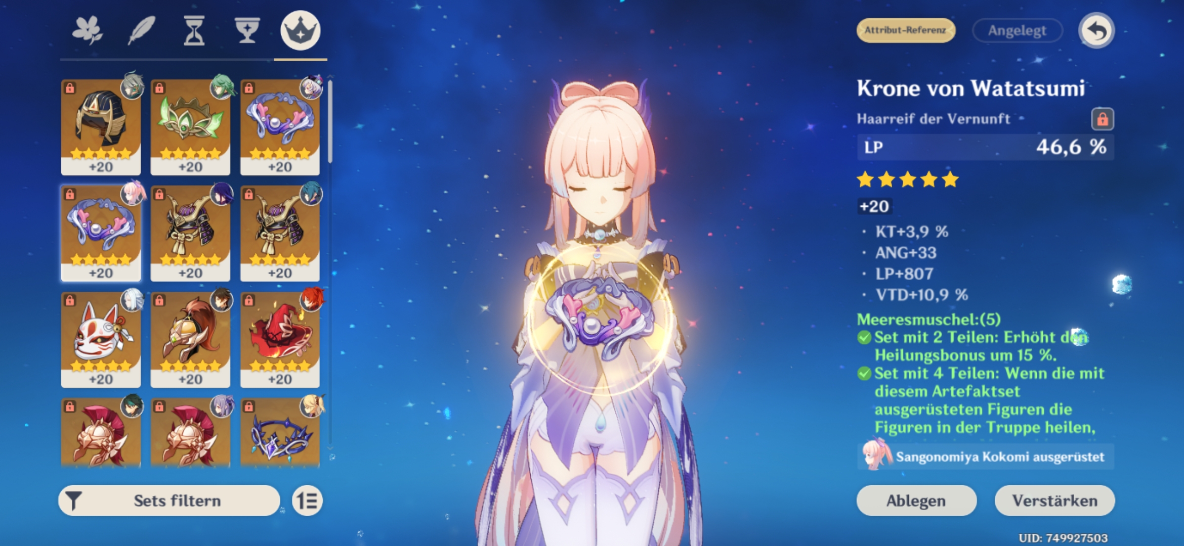 Artefakte Genshin Impact | HoYoLAB