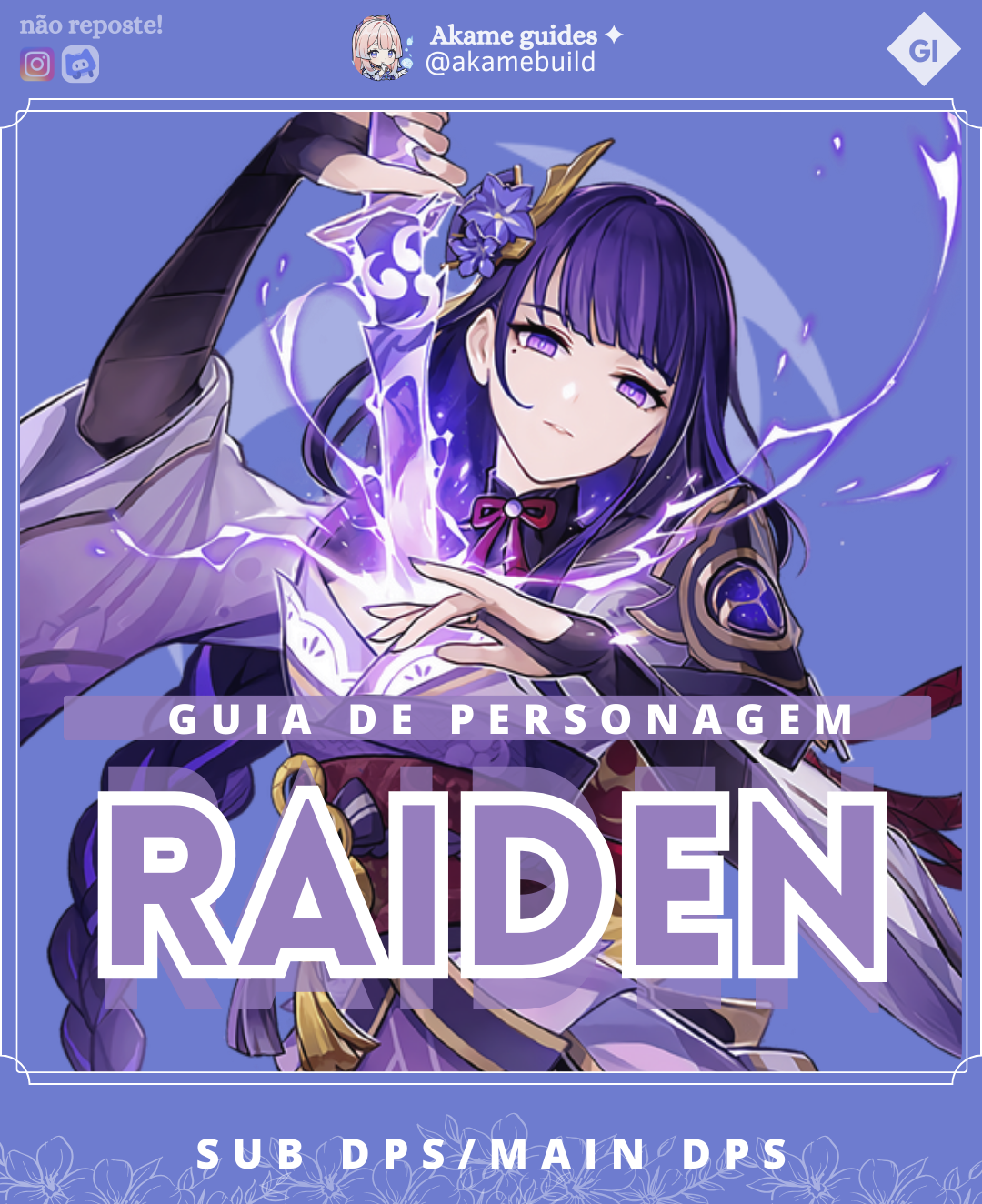 [gi] - guia de personagem - Raiden 🇧🇷 Genshin Impact | HoYoLAB