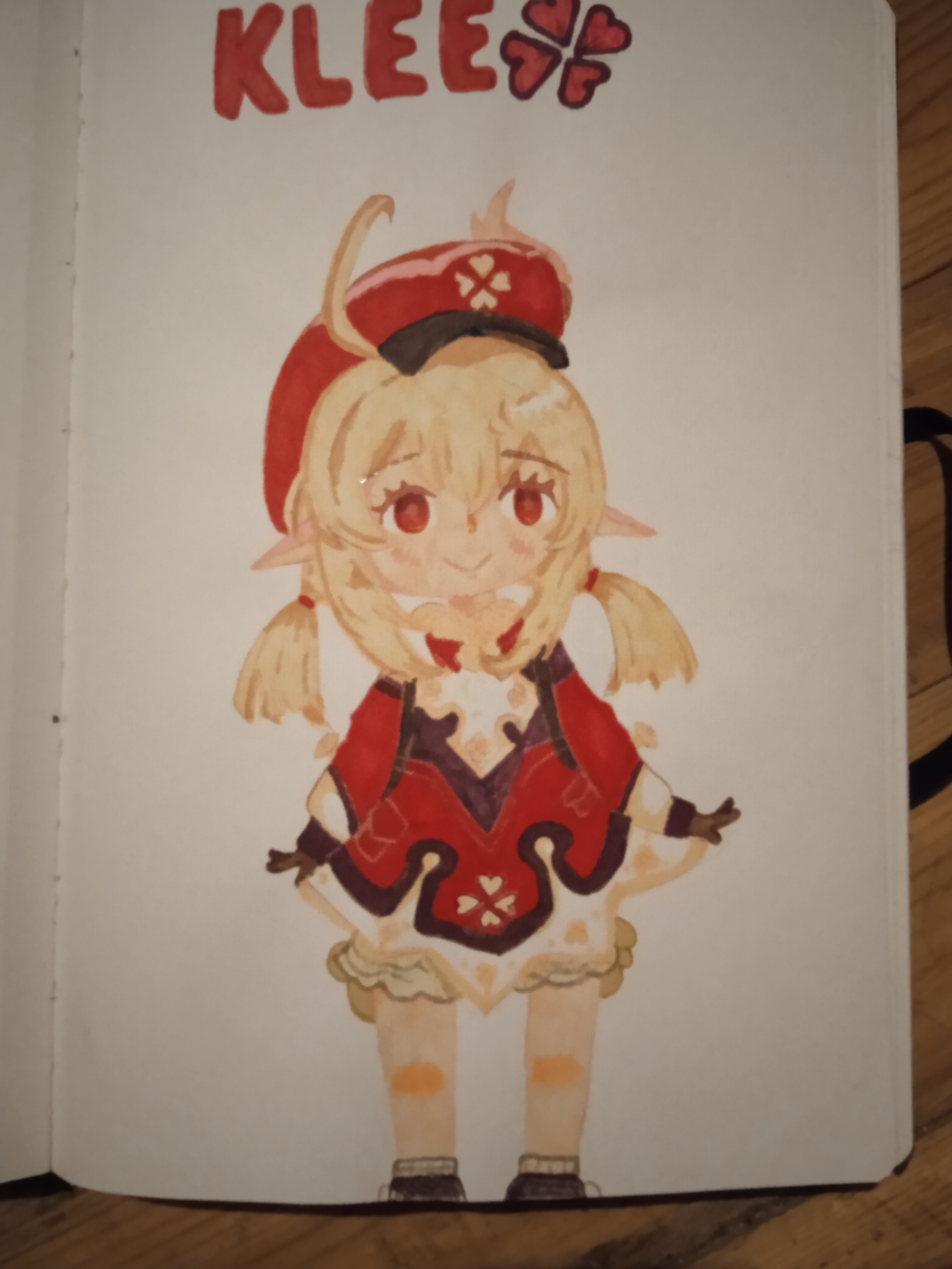 Klee's fanart + Klee's beautiful work with pierro🤌🤣🤌 Genshin Impact | HoYoLAB