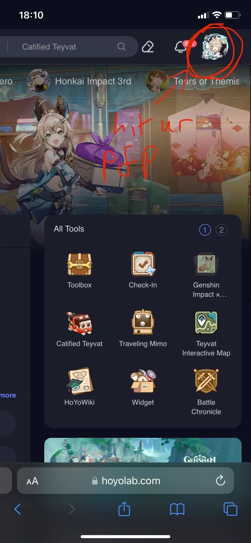 HOW TO GET CUSTOM PFPS ON HOYOLAB (PC + MOBILE) | HoYoLAB