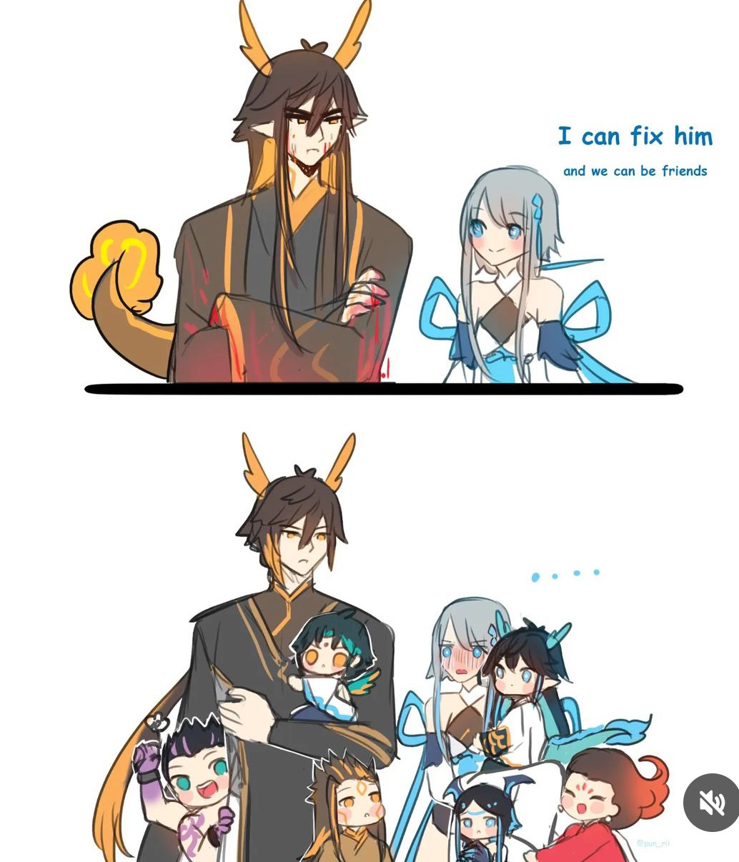 she can fix zhongli Genshin Impact | HoYoLAB