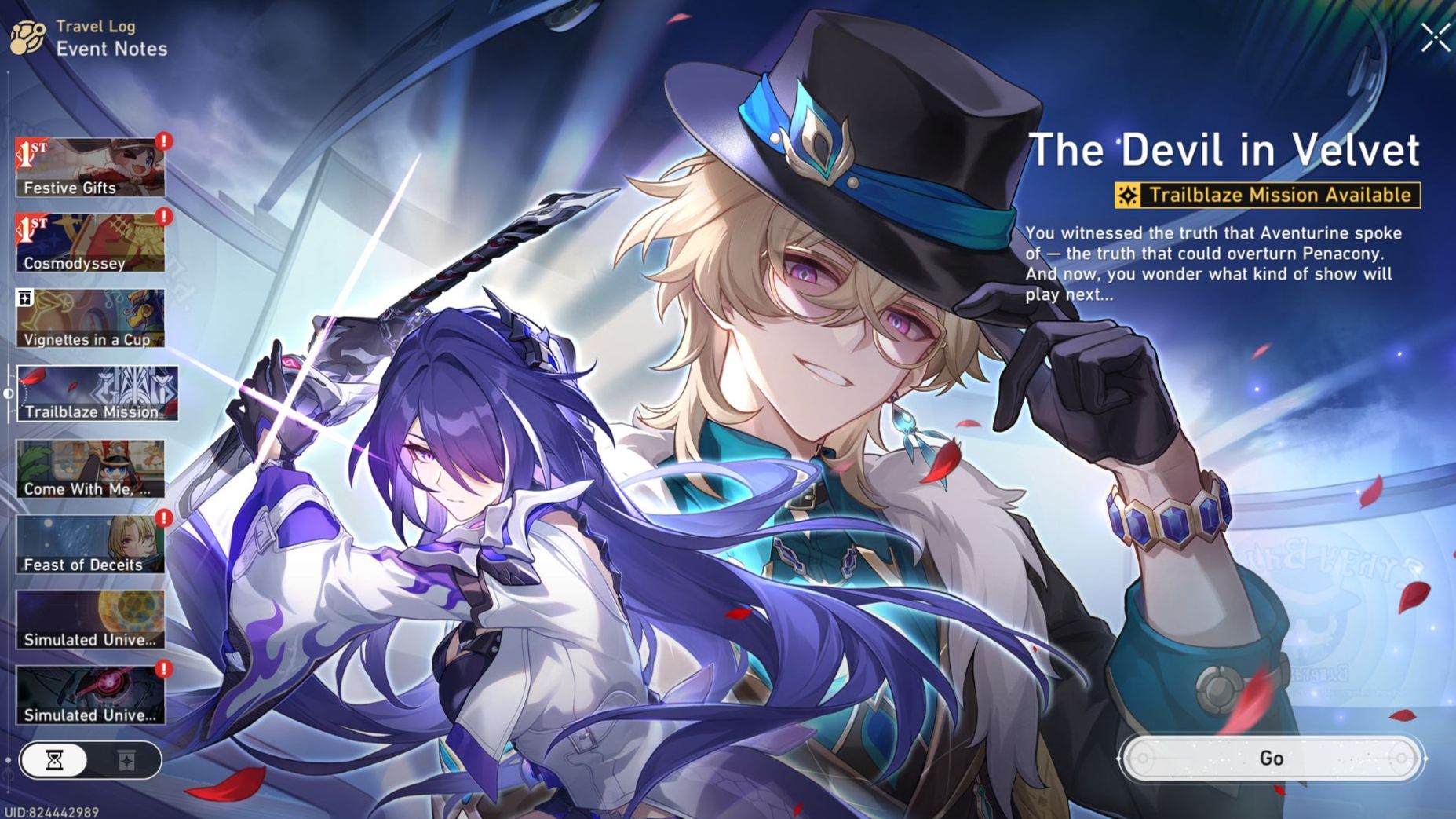 (livestream) Cat Among Pigeons - The Devil in Velvet [Honkai: Star Rail ...