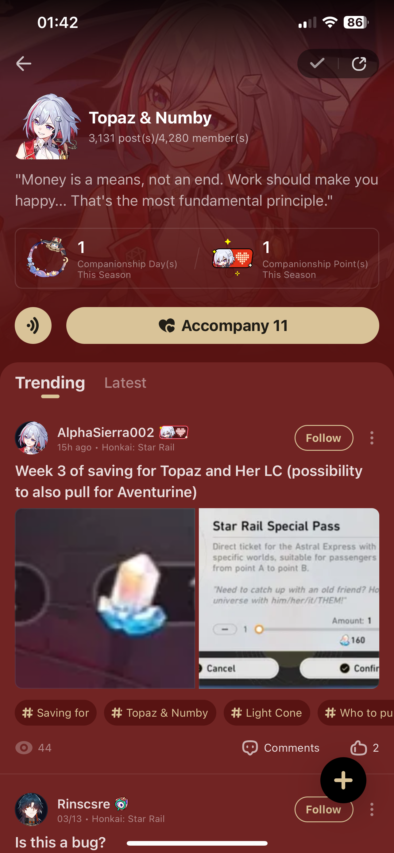 topaz & numby Honkai: Star Rail | HoYoLAB