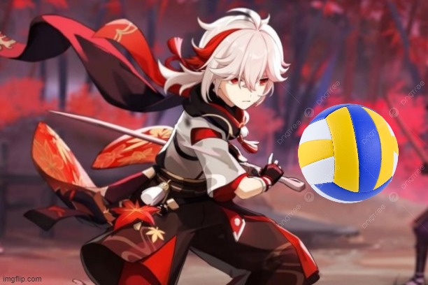 Kazuha become pro player in sport (idk why i do this) Genshin Impact ...