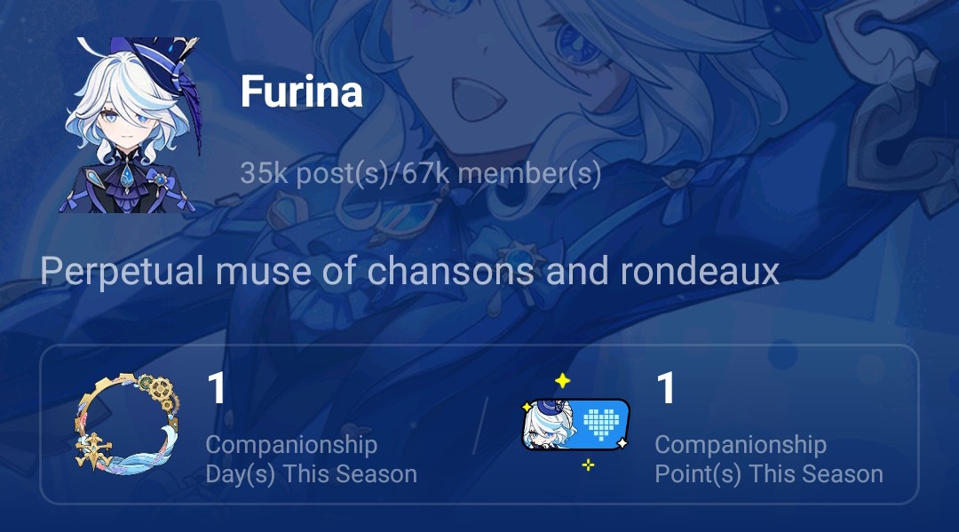 Still No Furina Avatar Frame :( Genshin Impact | HoYoLAB