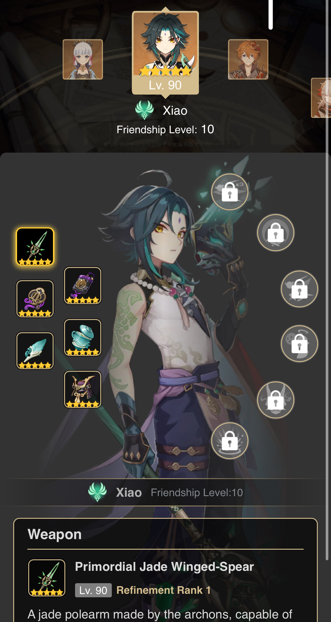 If this doesn’t say I’m a fan of Xiao I don’t know what will.. Genshin ...