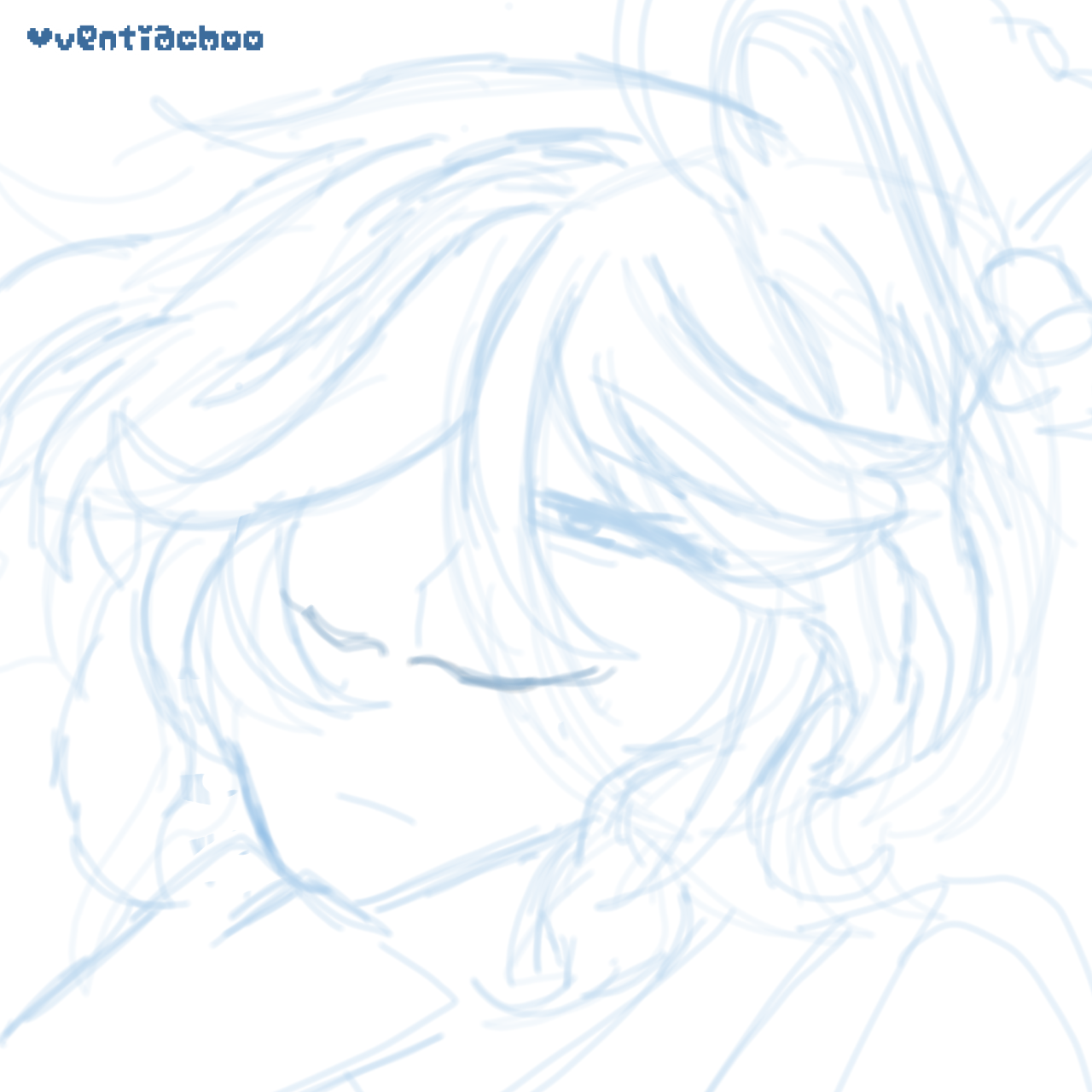 Furina hair test (sketch) Genshin Impact | HoYoLAB