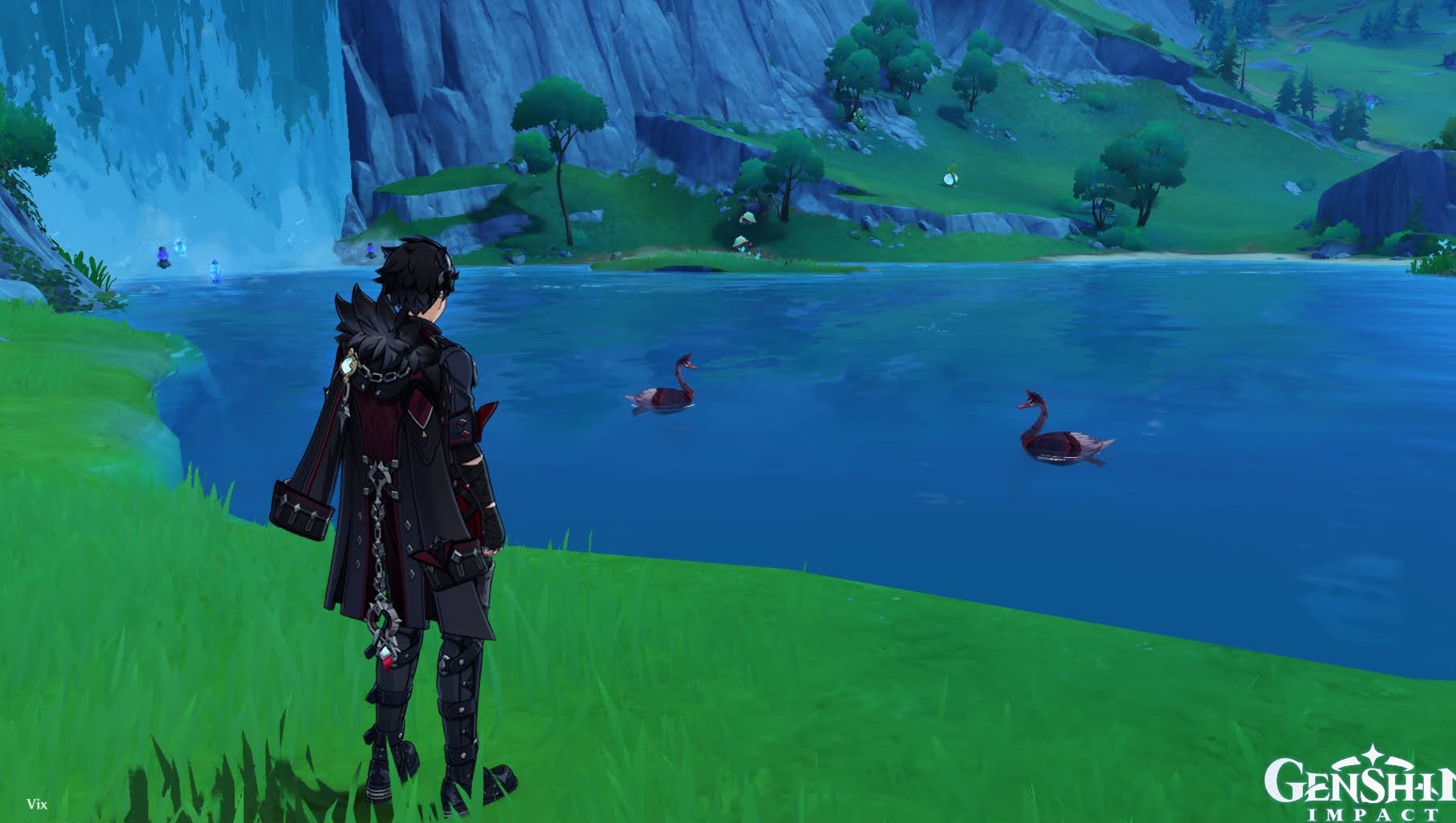 Wriothesley with his bird kin Genshin Impact | HoYoLAB