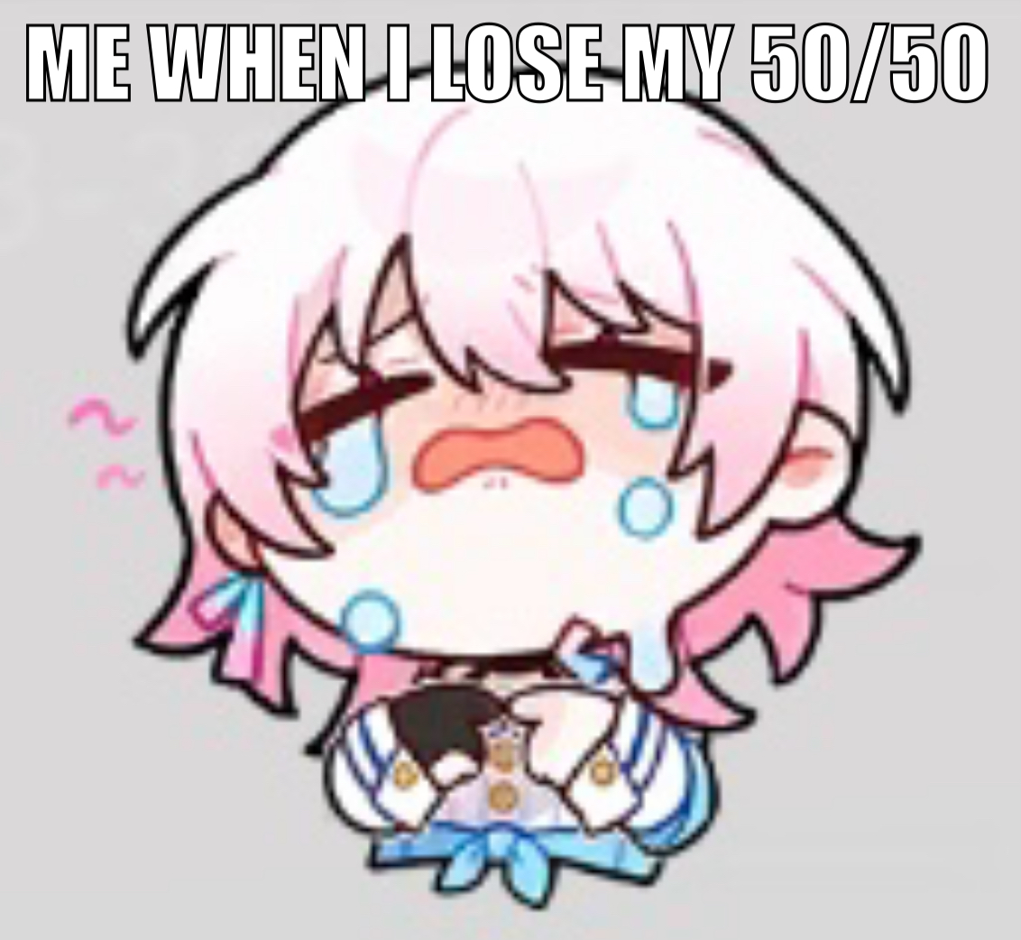 losing 50/50 memes I made using hsr emotes pt.1 Honkai: Star Rail | HoYoLAB