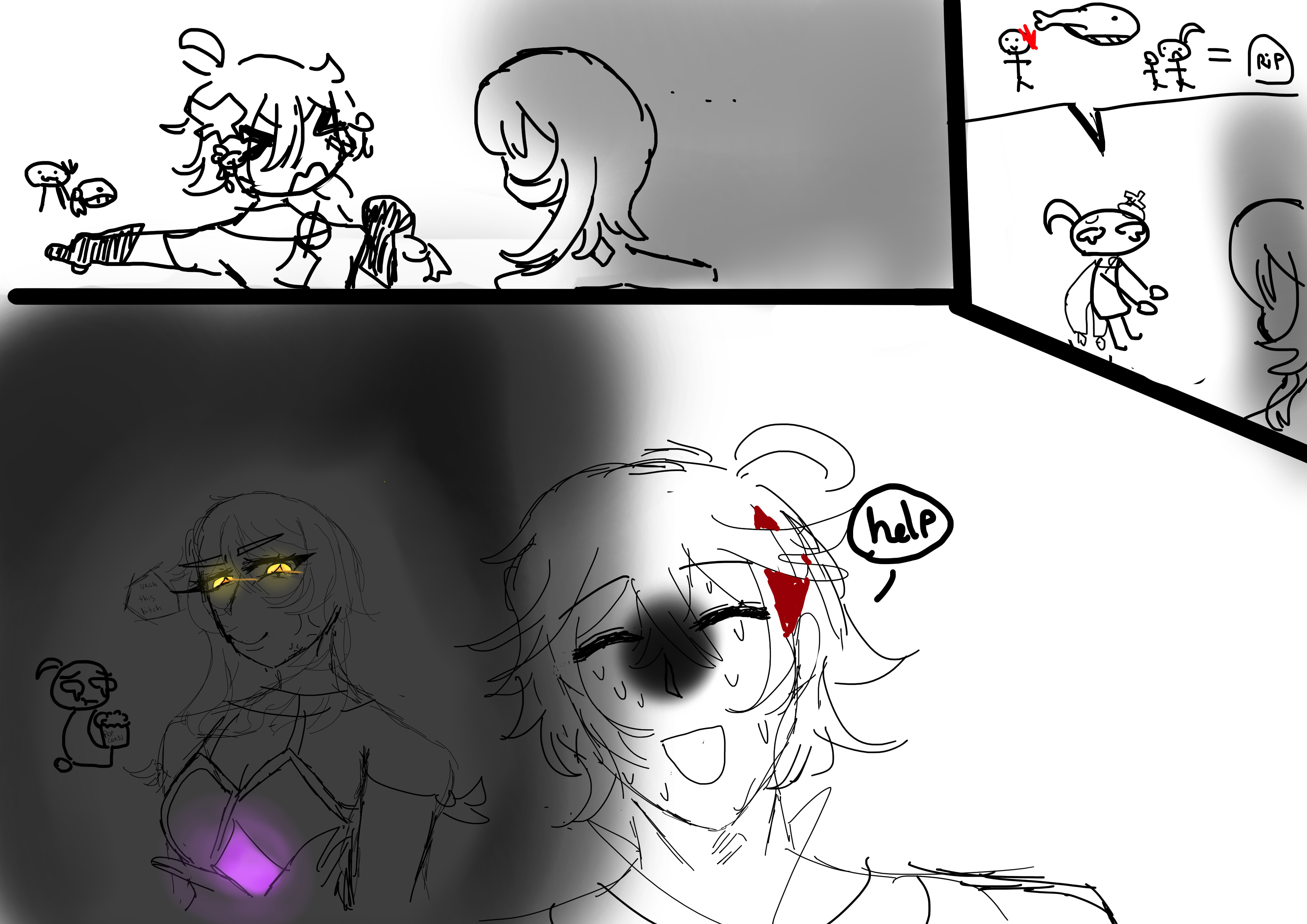 sibling core (it's not very good but at least i tried) Genshin Impact ...