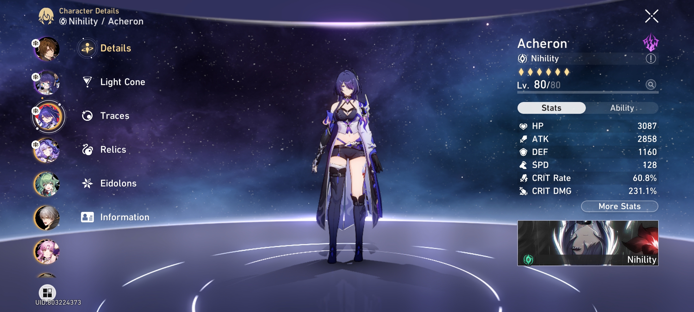 Acheron my beloved Honkai: Star Rail | HoYoLAB