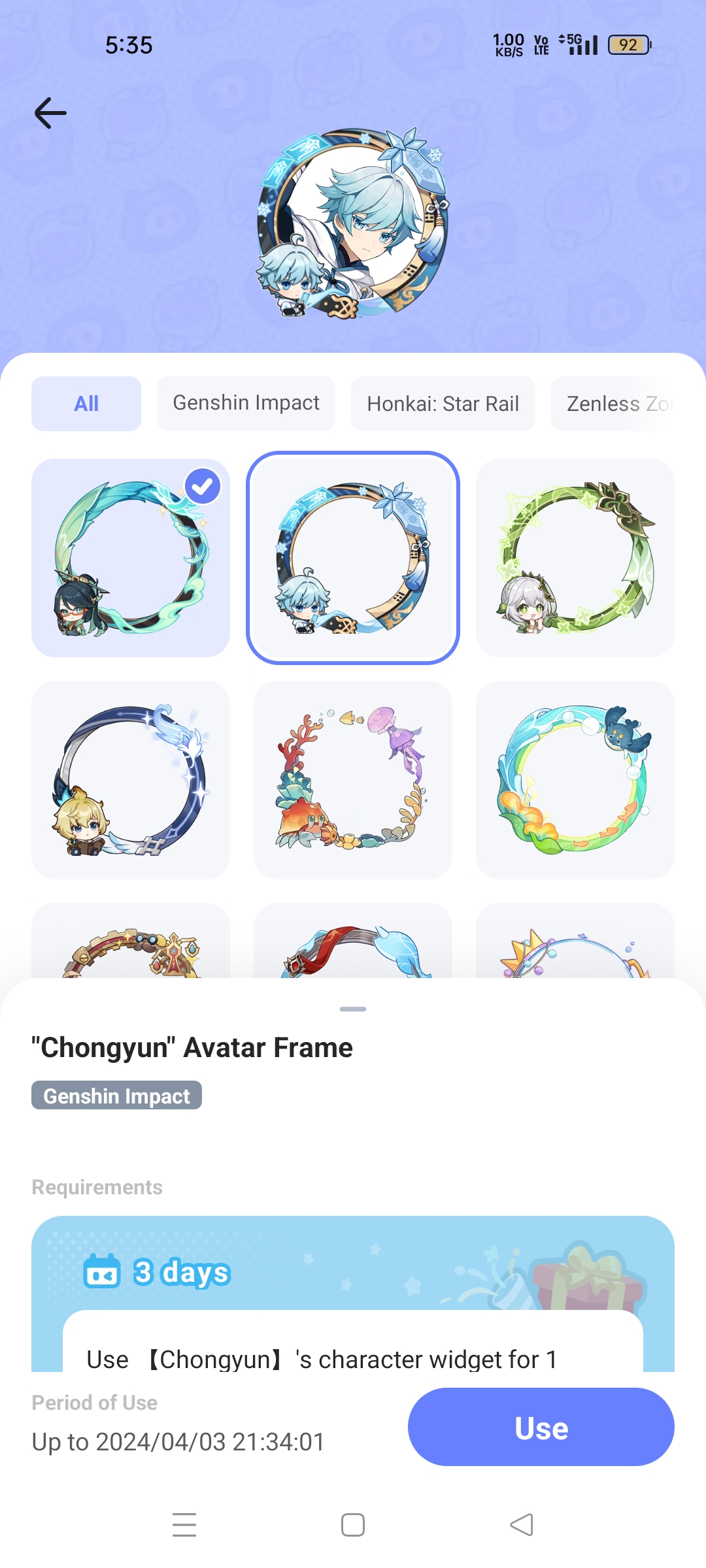 Finally guys, Chongyun Border is here Genshin Impact | HoYoLAB