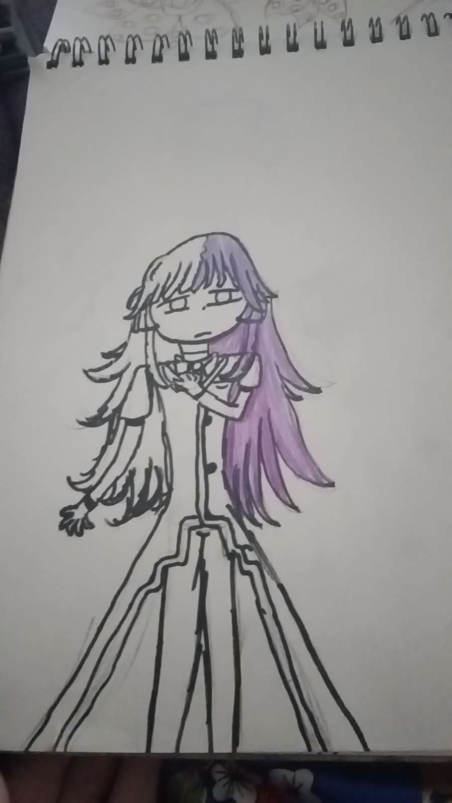 little Sigma drawing!! (Sketch and Final drawing comparison) | HoYoLAB