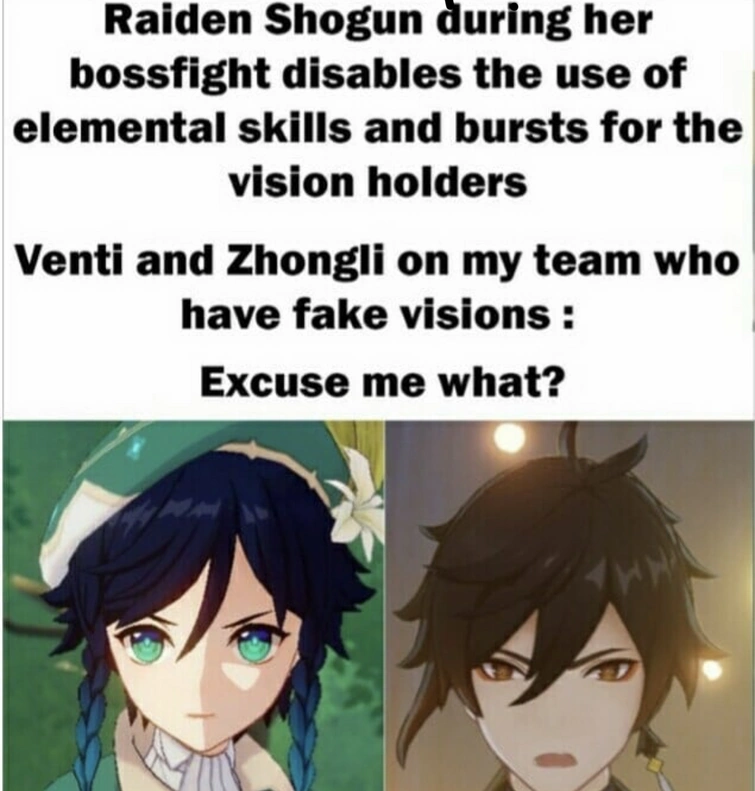 Raiden rock, Famboy and Grandpa shock!! Genshin Impact | HoYoLAB