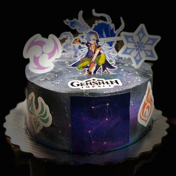 My birthday cake! Genshin Impact | HoYoLAB