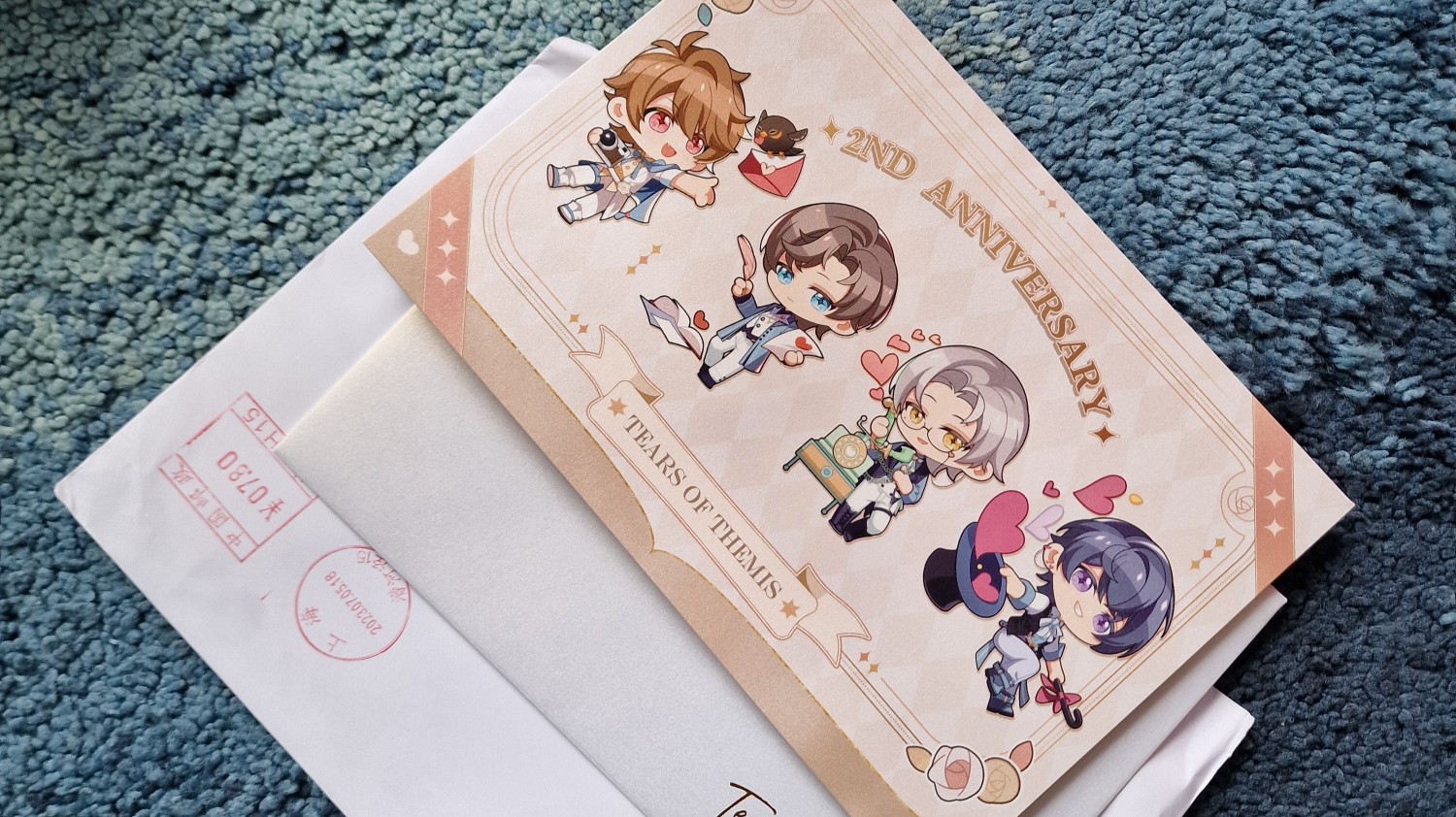 I finally can see and open the card that TOT gave out for the ...
