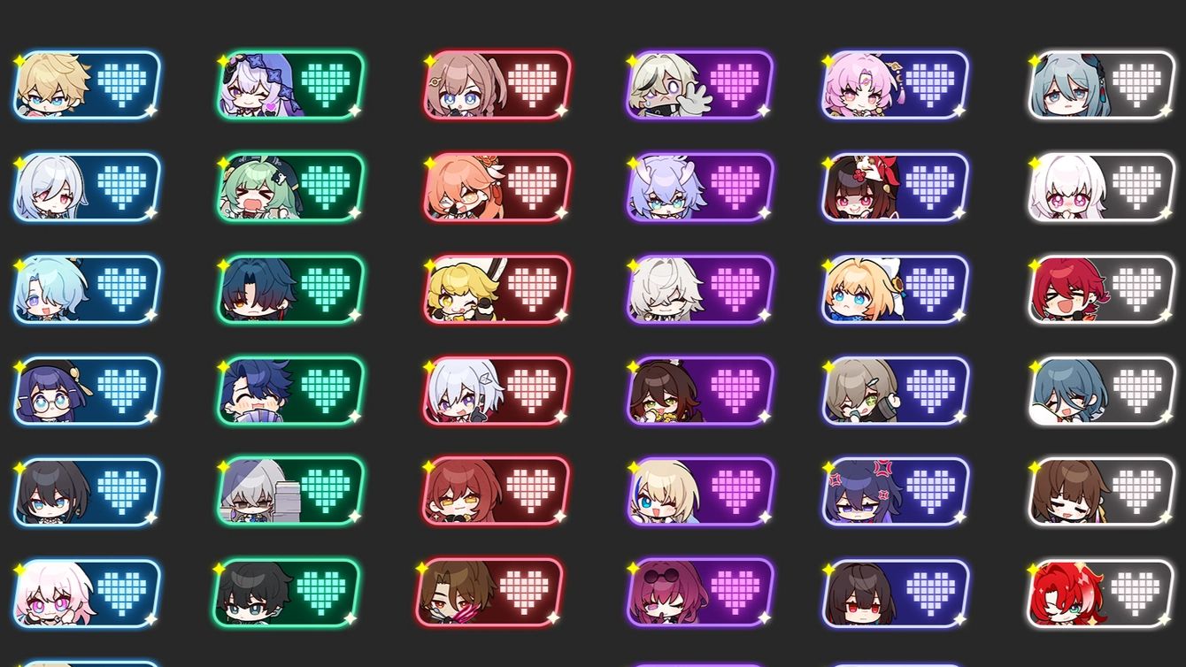 Quicklinks - 2024 HSR Accompany Widget Event - [ ALL CHARCTERS ] Honkai ...