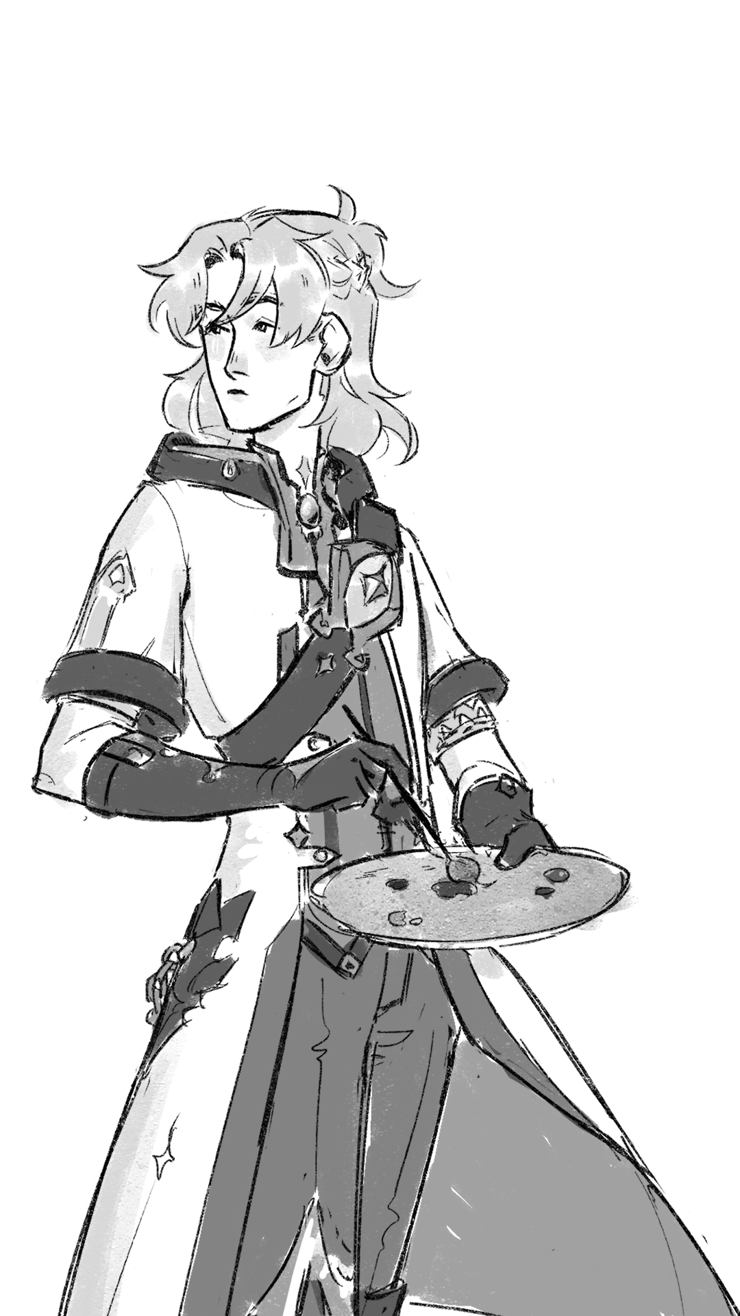 albedo sketch Genshin Impact | HoYoLAB