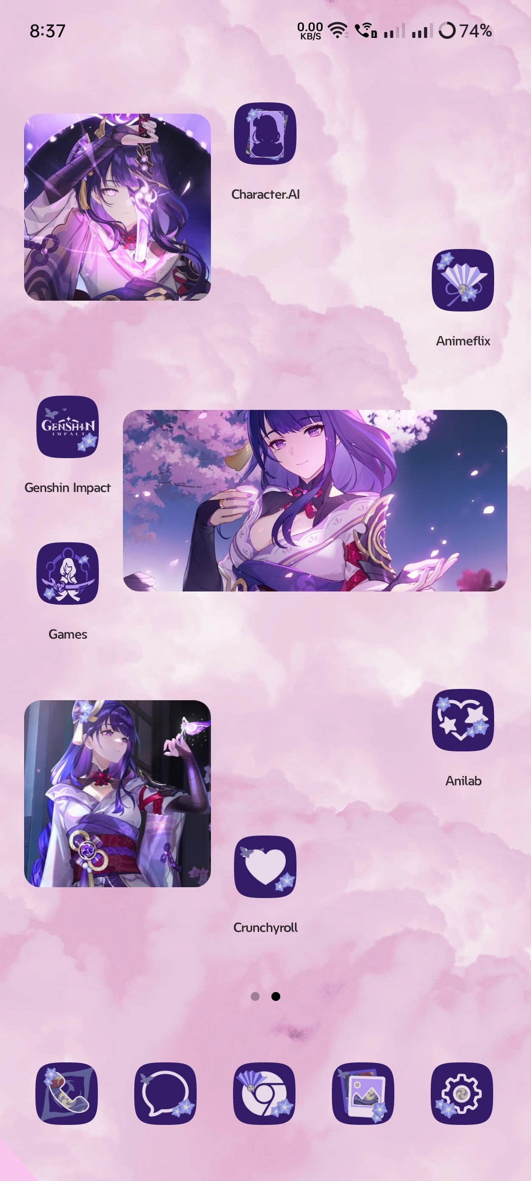 My First Customised Theme Genshin Impact | HoYoLAB