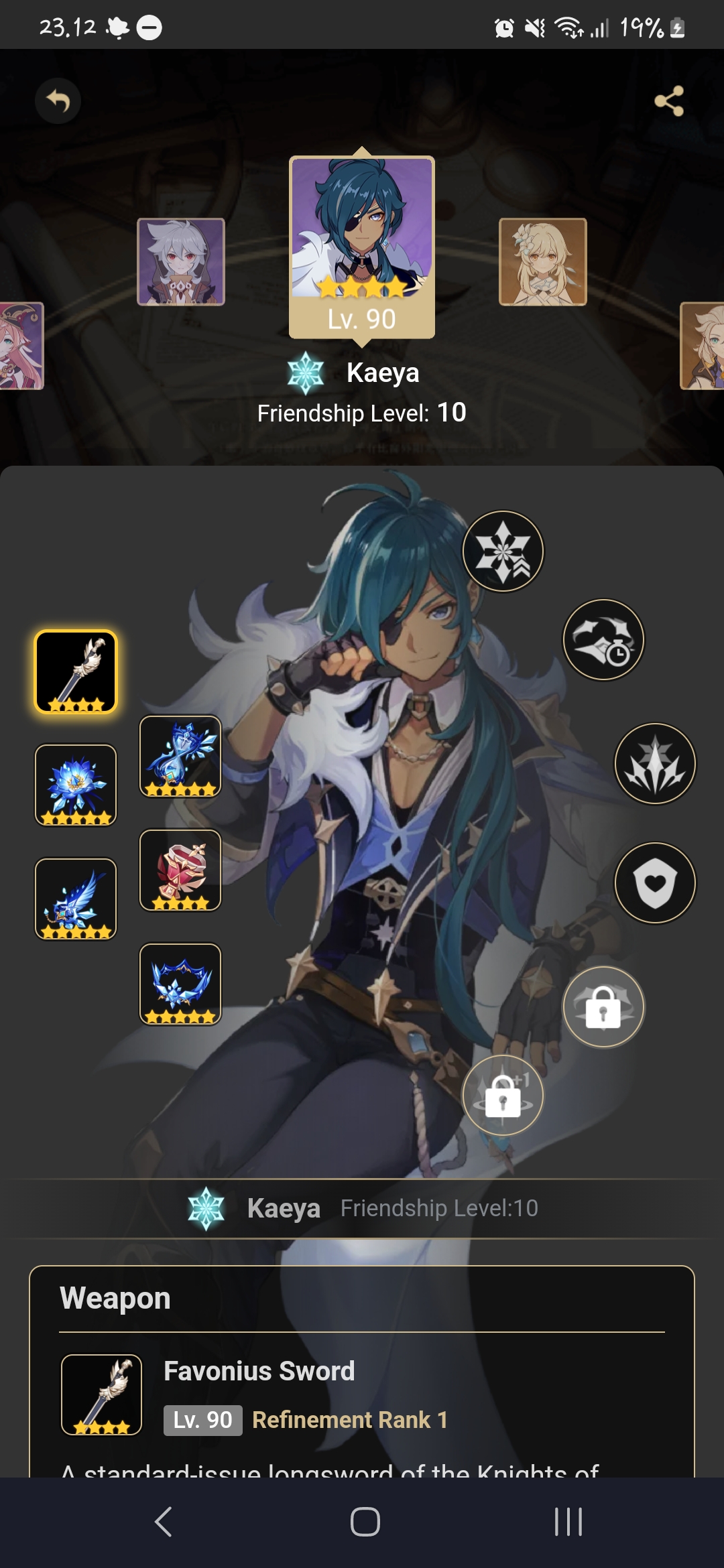 With Neuvillette in my team Kaeya is finally a mostly permanent member ...