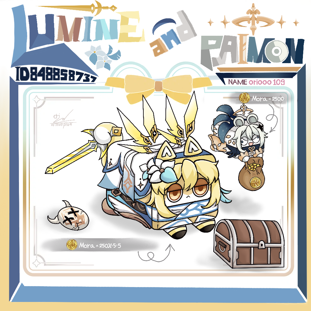 Lumine and Paimon Genshin Impact | HoYoLAB