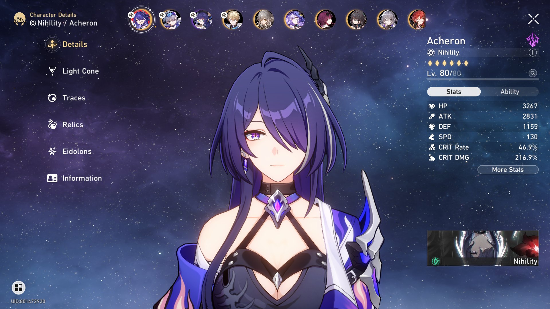 FINALLY AN E2S1 ACHERON HAVER Honkai: Star Rail | HoYoLAB