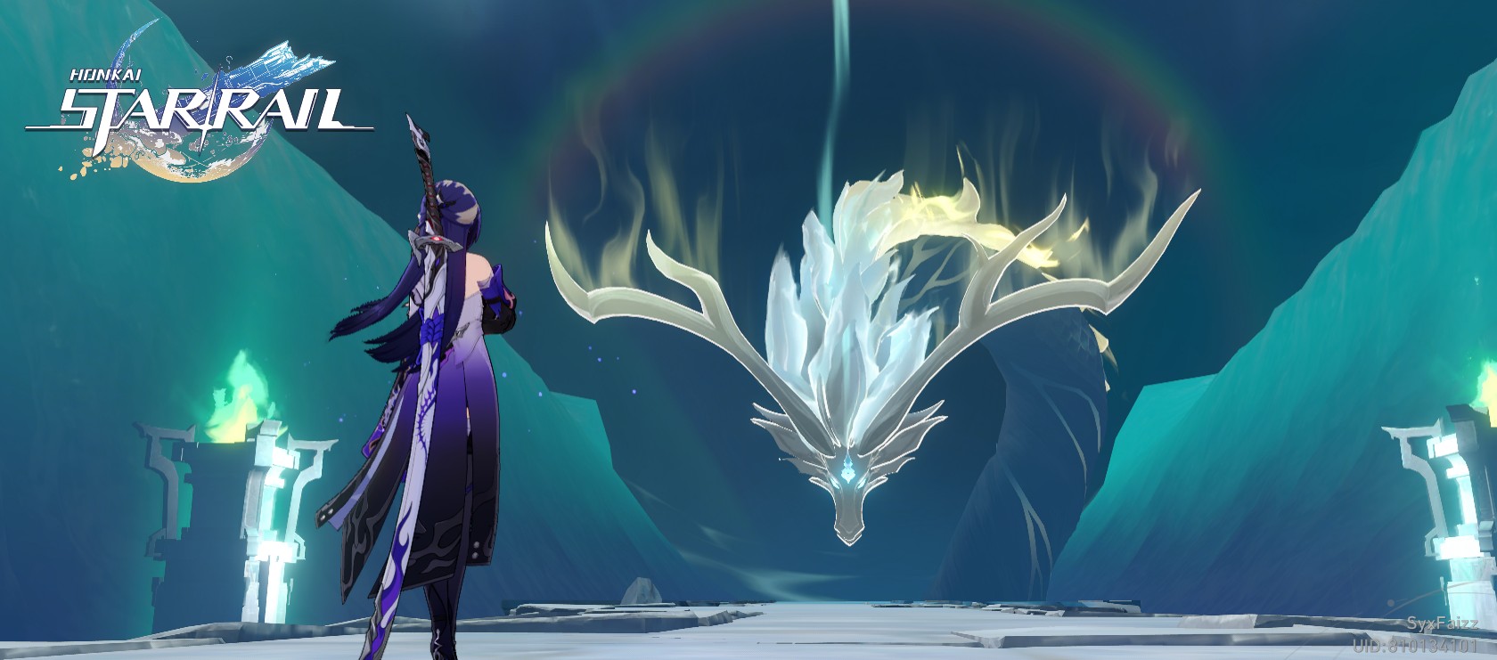 Raiden Shogun fighting the Giant Serpent Honkai: Star Rail | HoYoLAB