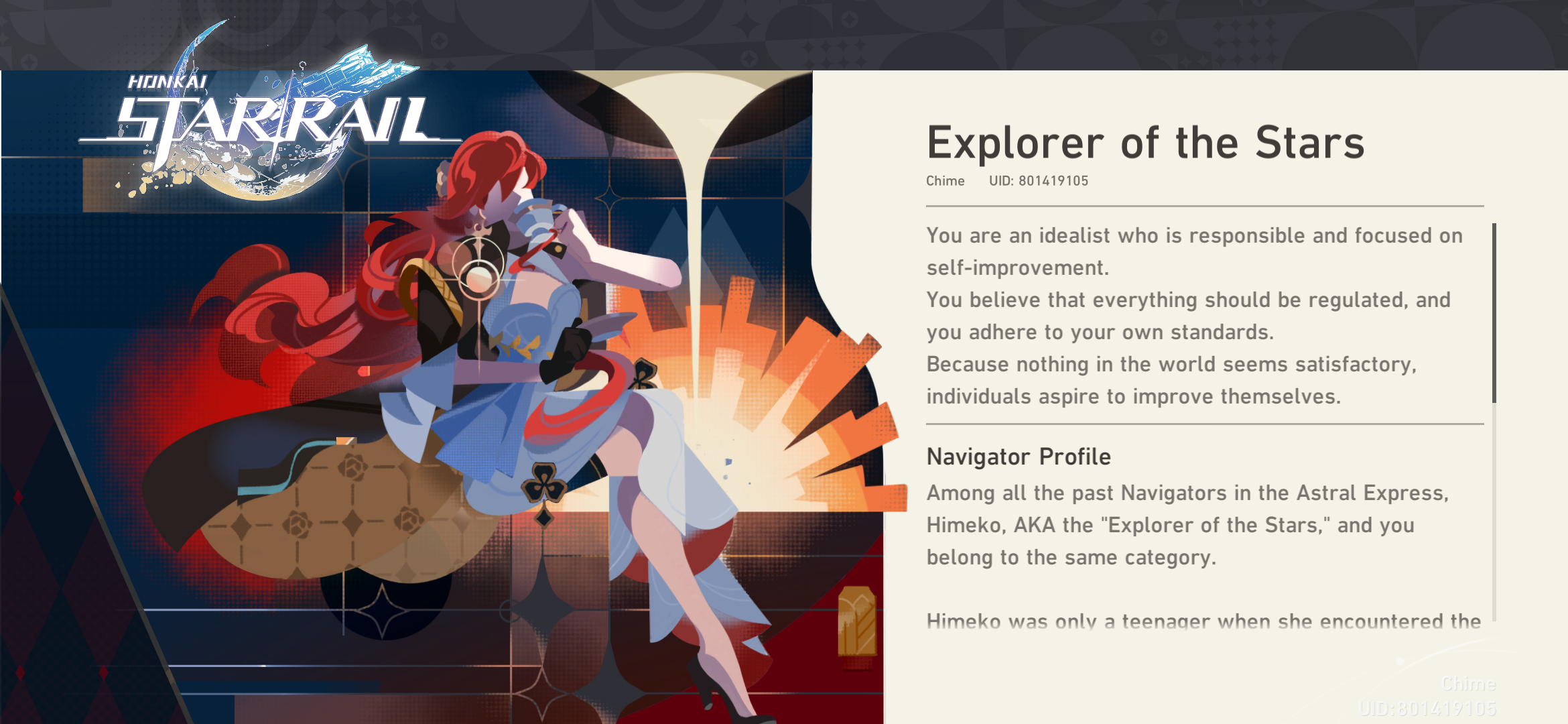 Trailblazer Personality Test Honkai: Star Rail | HoYoLAB
