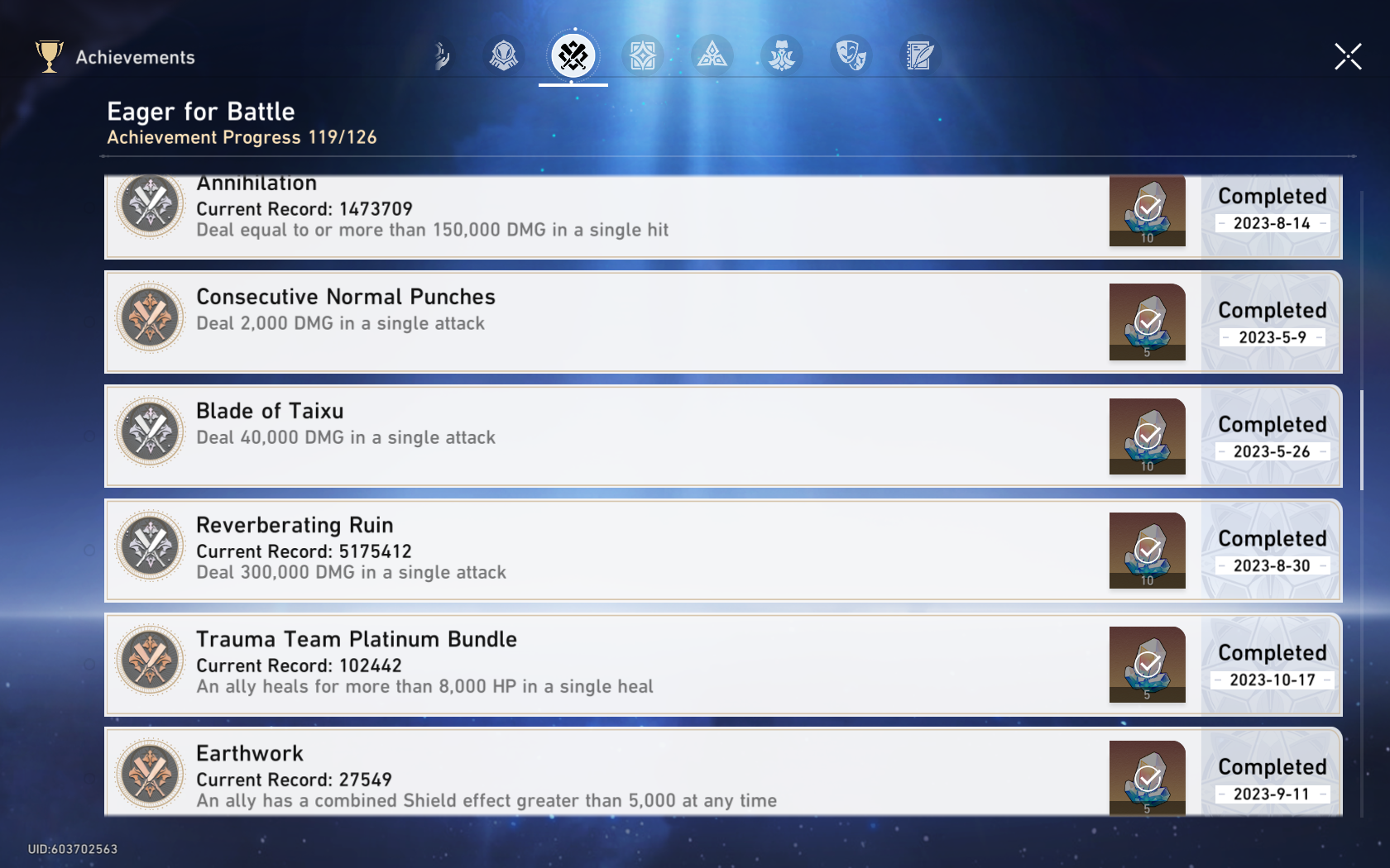 My Eager for Battle Numbers Have Been Increasing as of Late Honkai ...