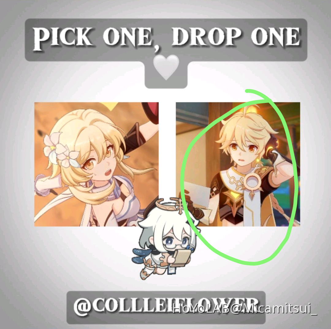 PICK ONE, DROP ONE Genshin Impact | HoYoLAB