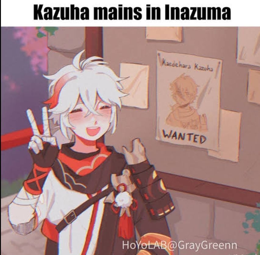 Kazuha memes Genshin Impact | HoYoLAB