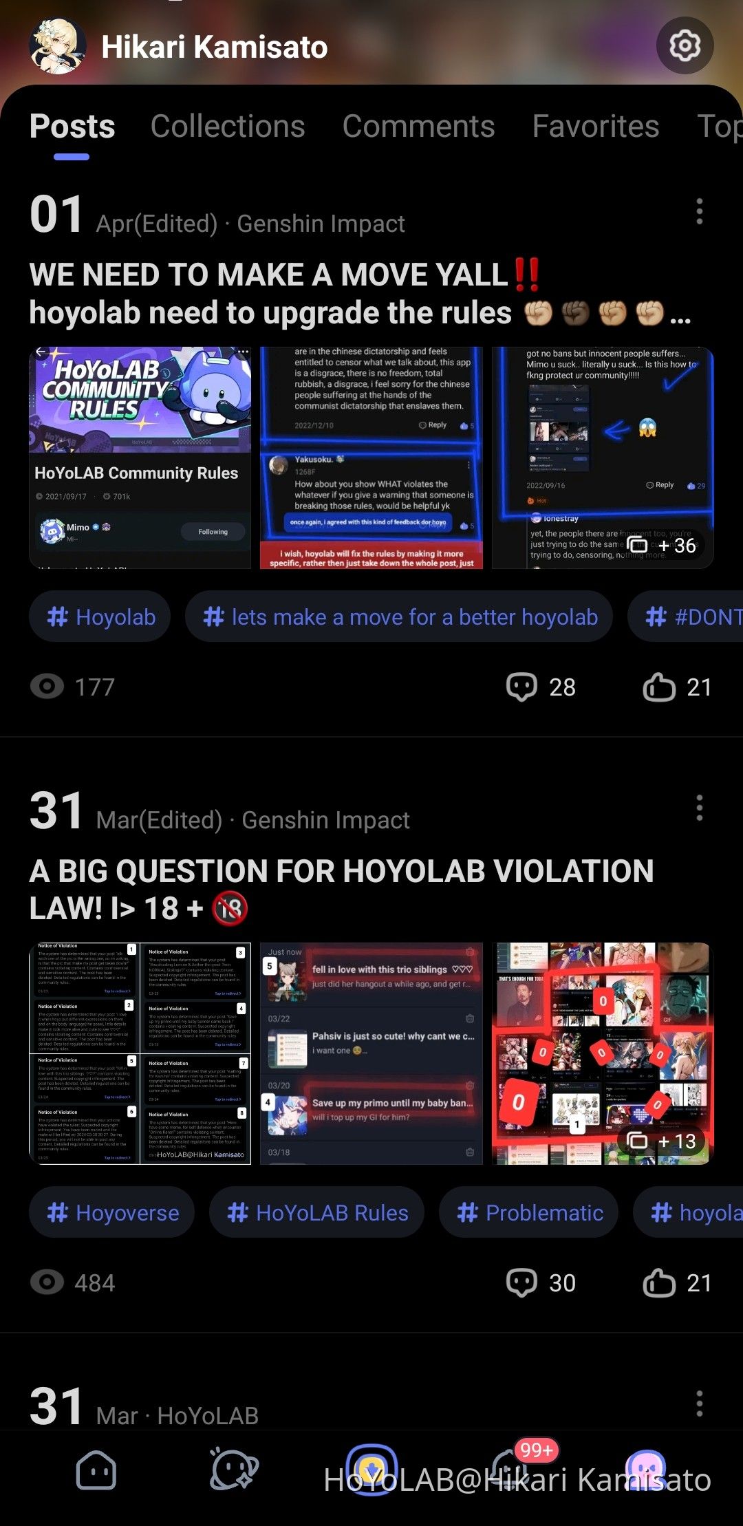 Please Hoyolab dont cheating! everytimes i talk about it , you dont let it reach to people ...