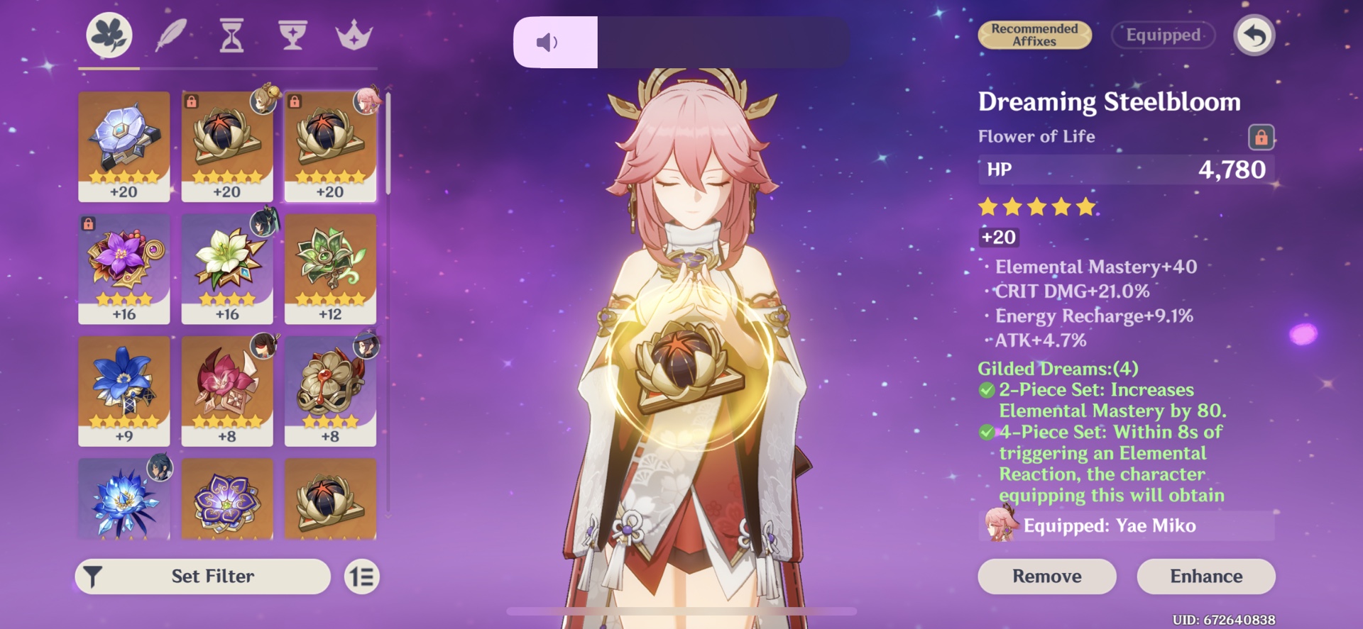 F2P Current Miko Build Genshin Impact | HoYoLAB
