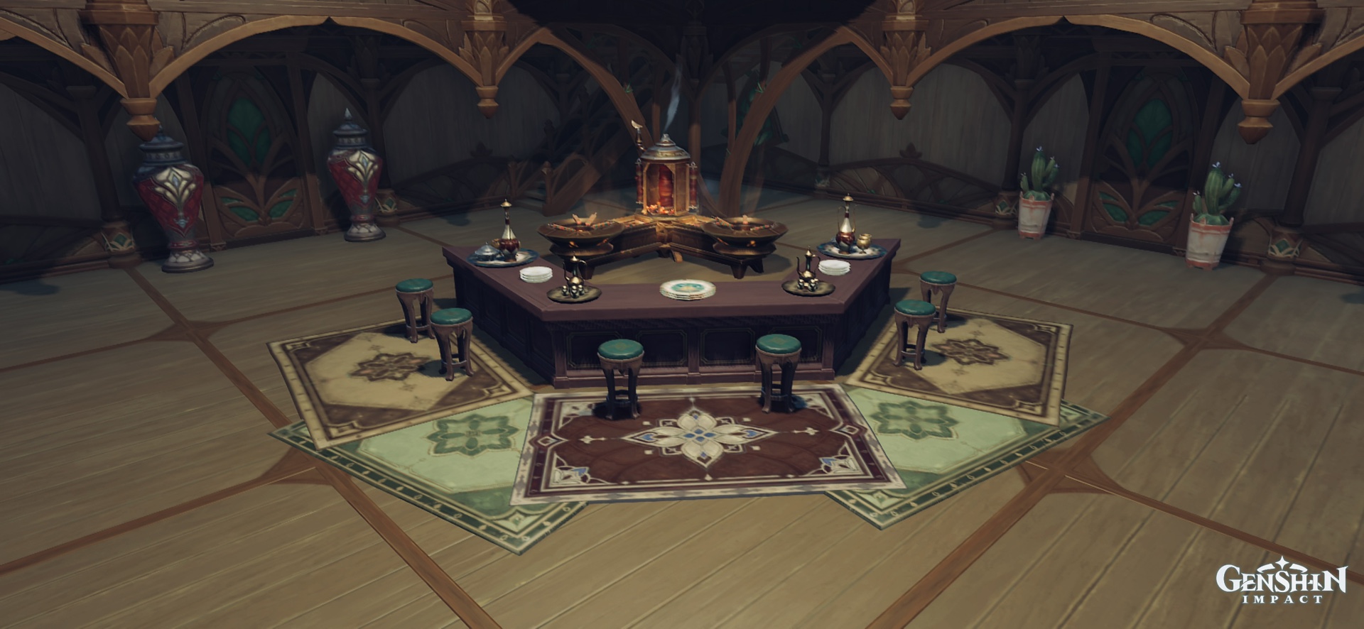 Sumeru Mansion Showcase (Main Floor) Genshin Impact | HoYoLAB