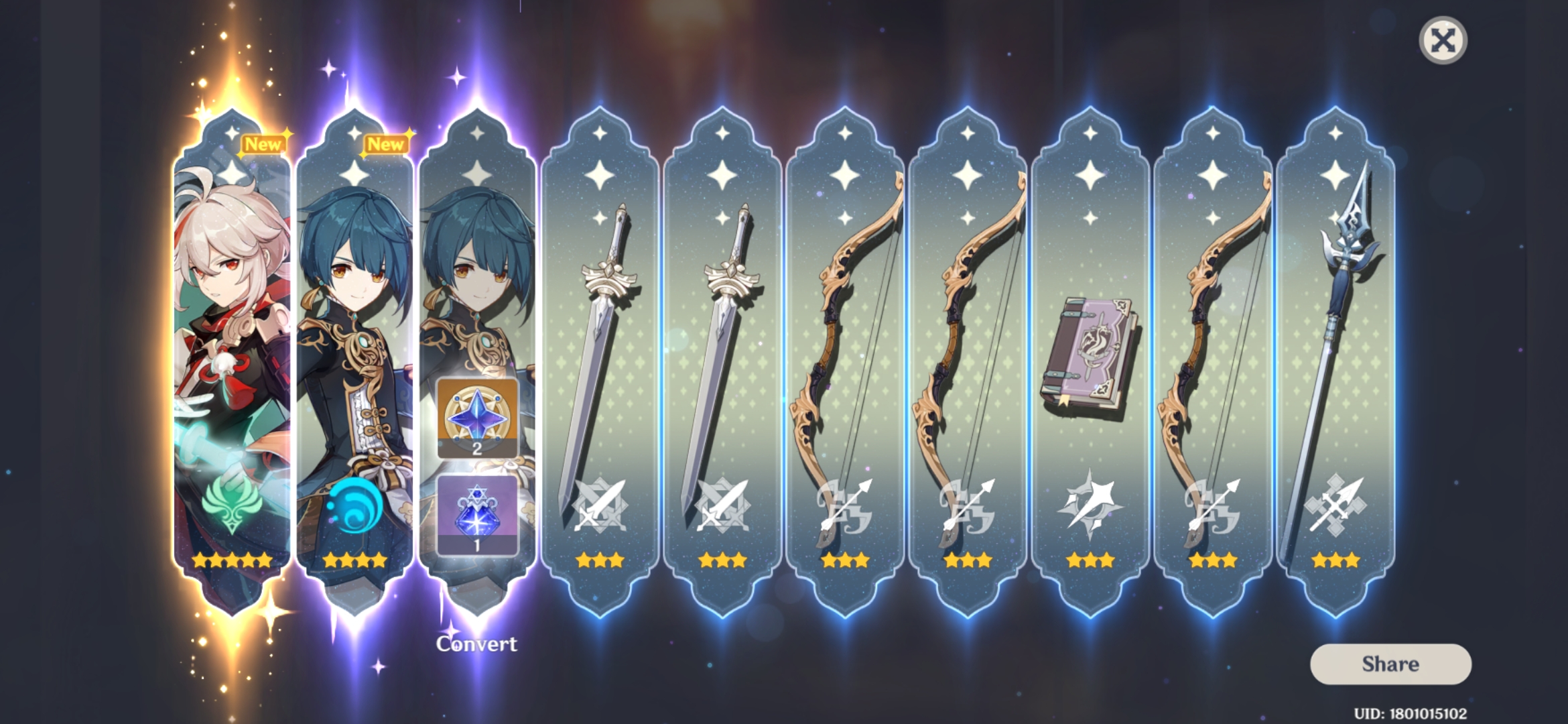 My first ten pull on this Kazuha banner Genshin Impact | HoYoLAB