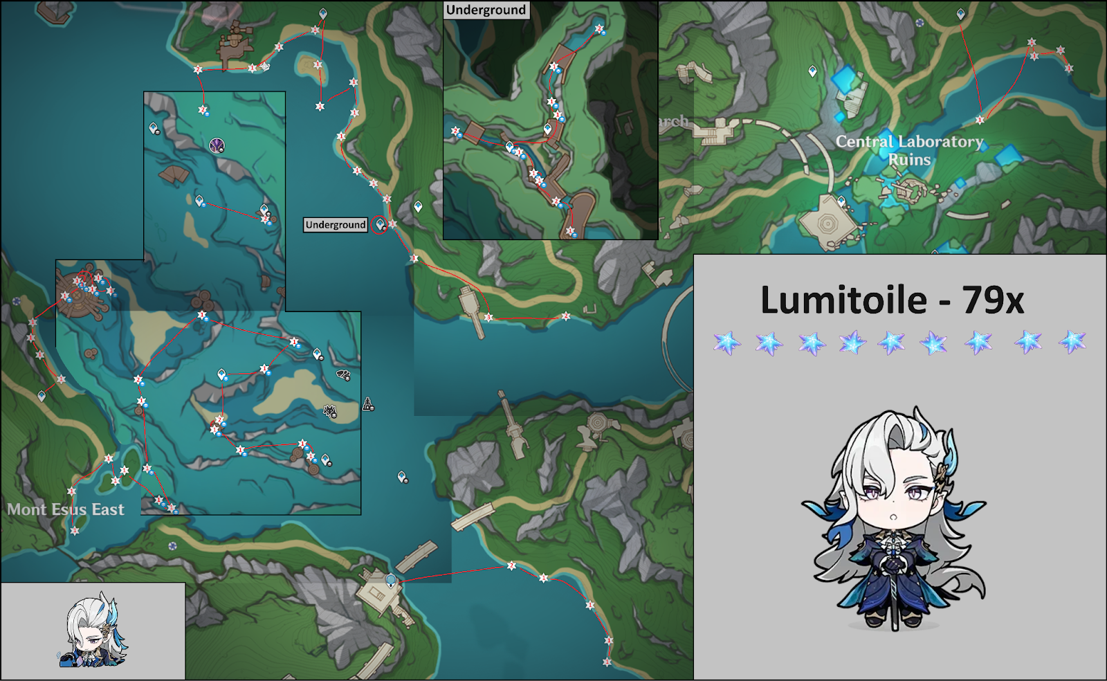 [V4.5 Second Half] Farming Routes Collection: Lumitoile (Neuvillette ...