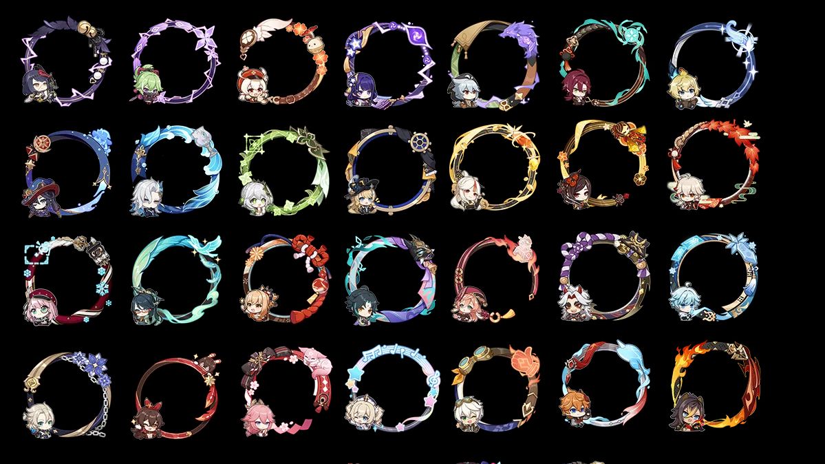 Genshin avatar frames (updated Feb 2025) Genshin Impact | HoYoLAB