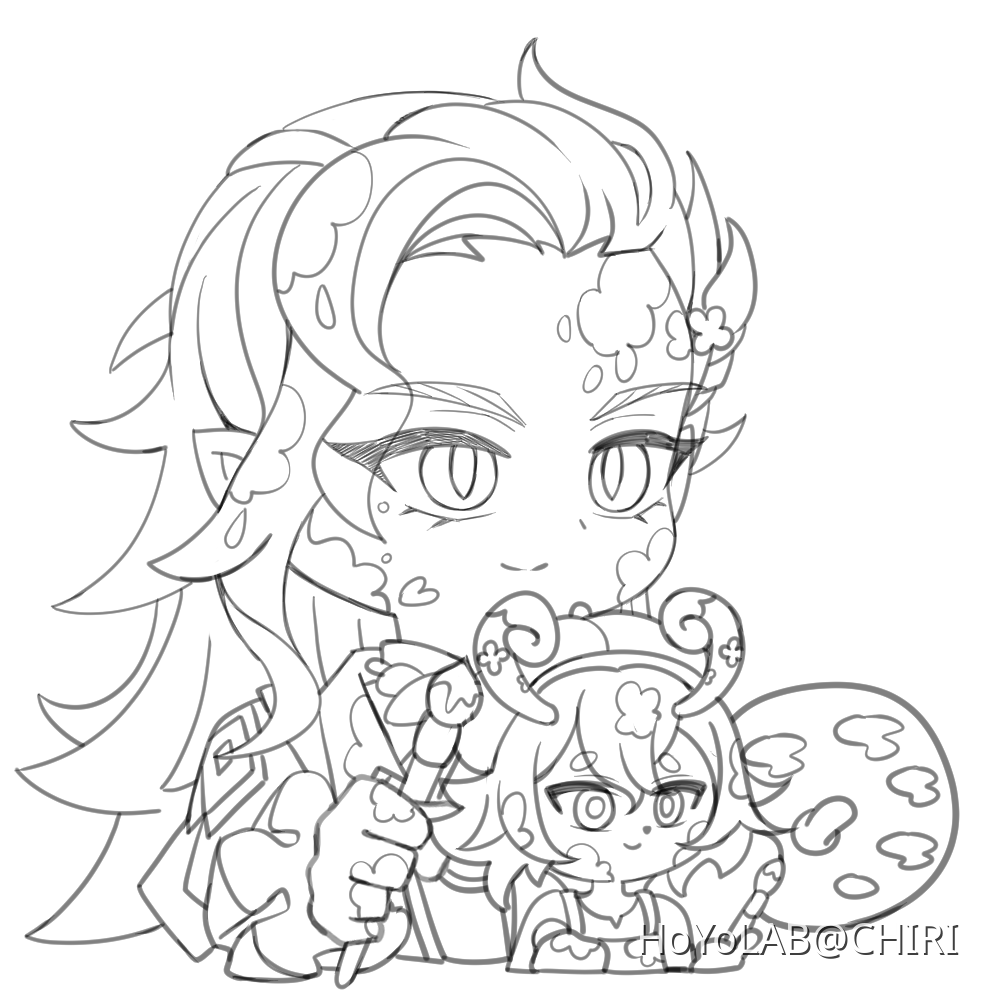 Neuvillette Chibi FanArt Genshin Impact | HoYoLAB