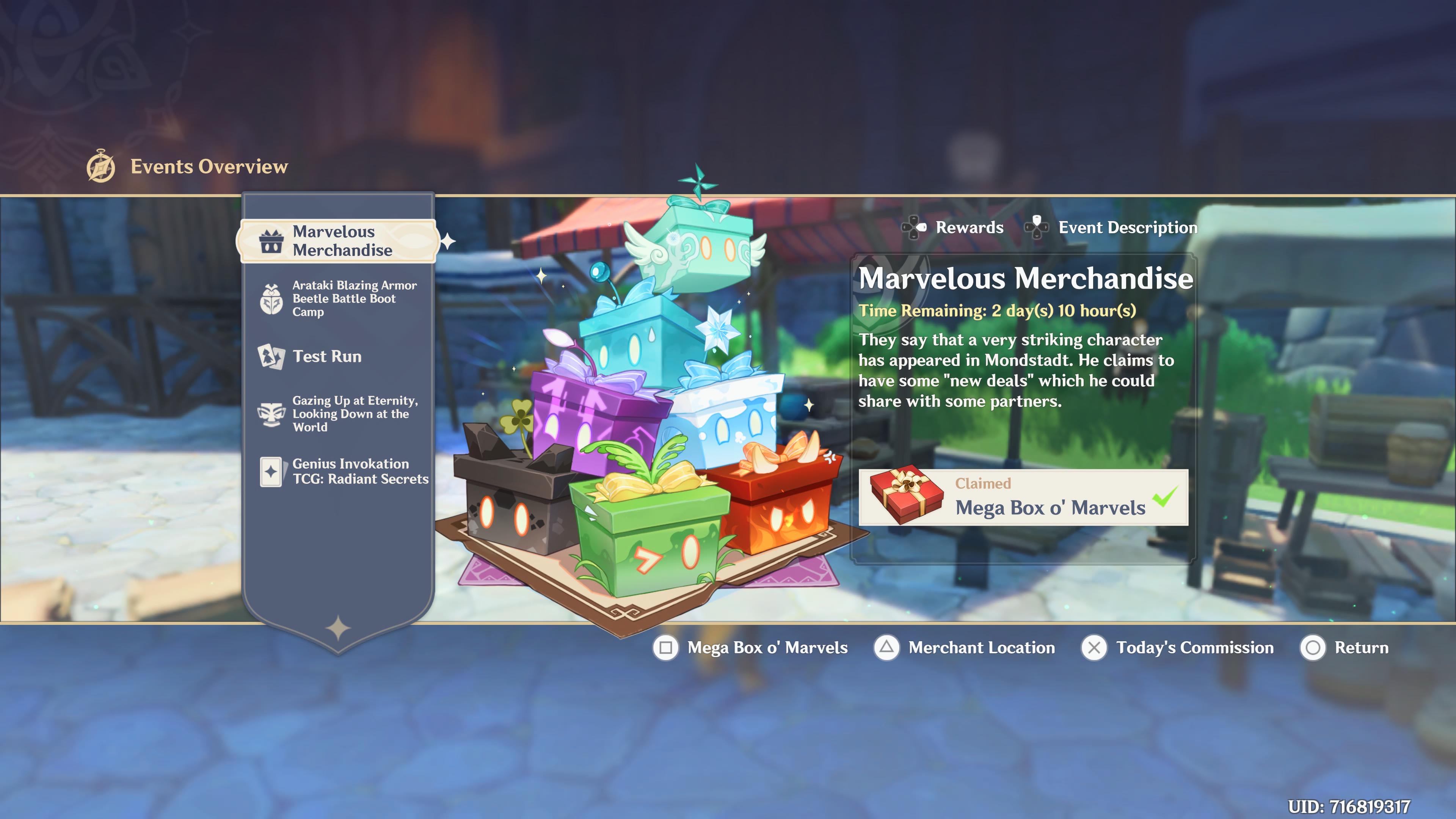 Marvelous Merchandise Event (4.3) Genshin Impact | HoYoLAB