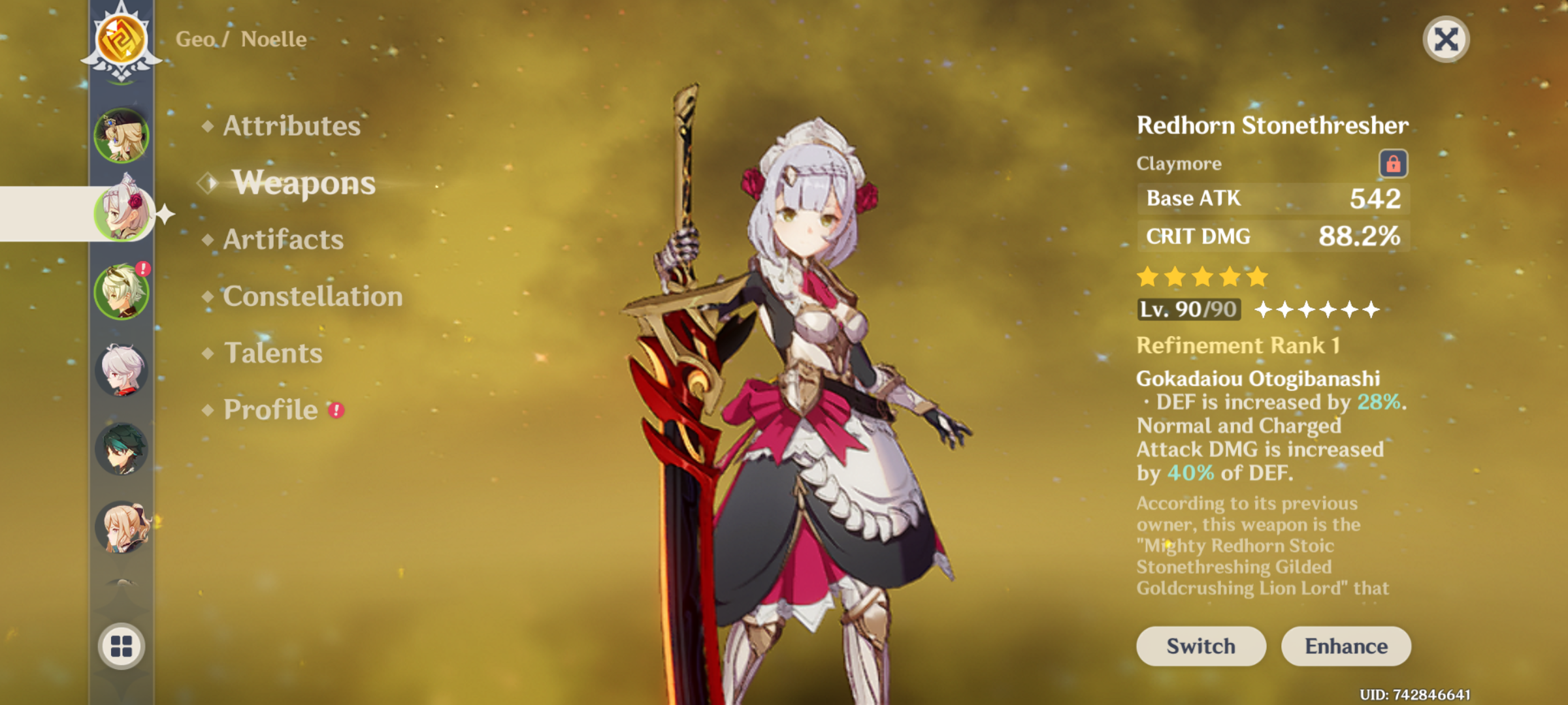 Noelle Dps build finally! :D Genshin Impact | HoYoLAB