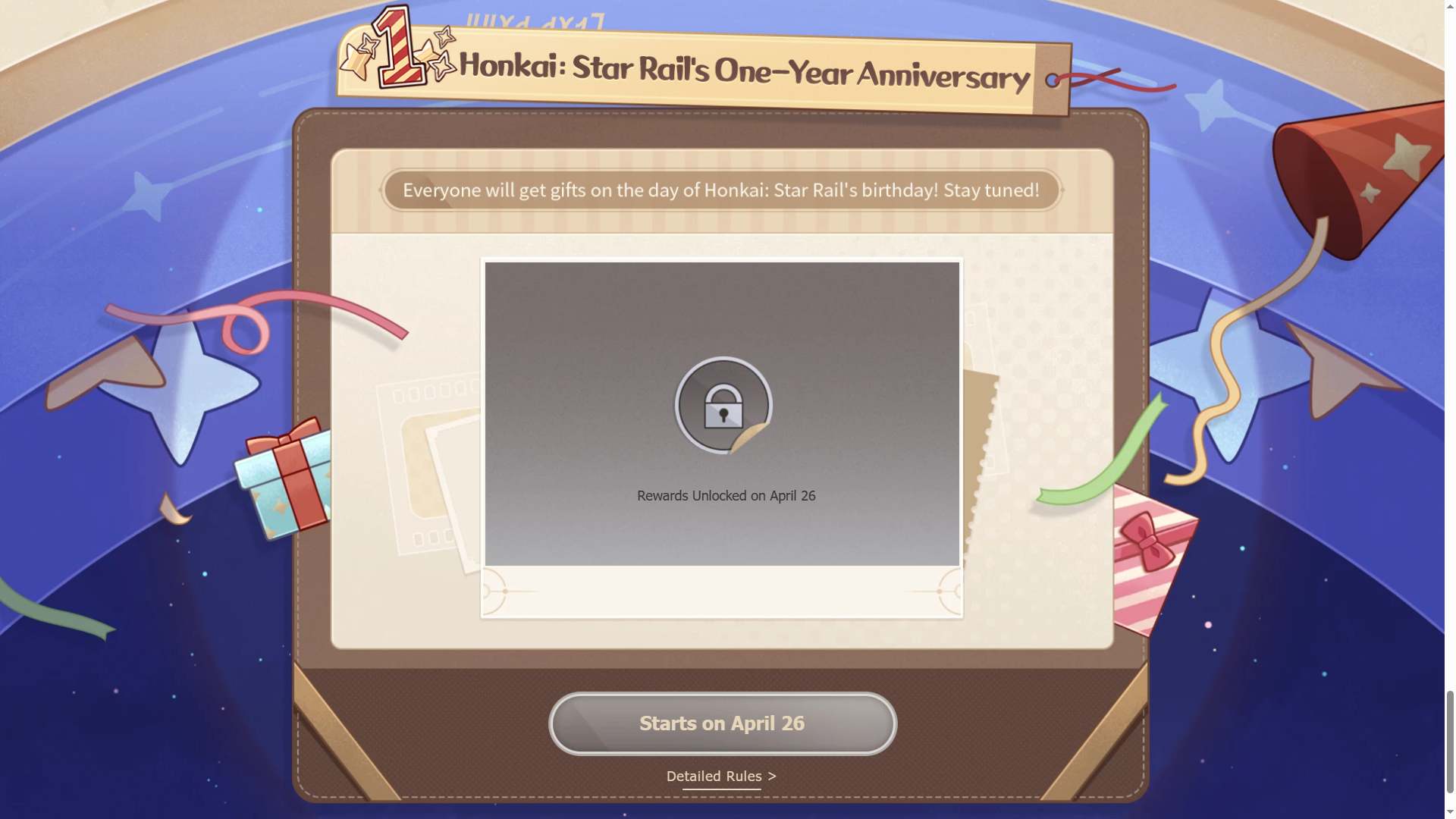 Everyone will get gifts on the day of Honkai: Star Rail's birthday ...