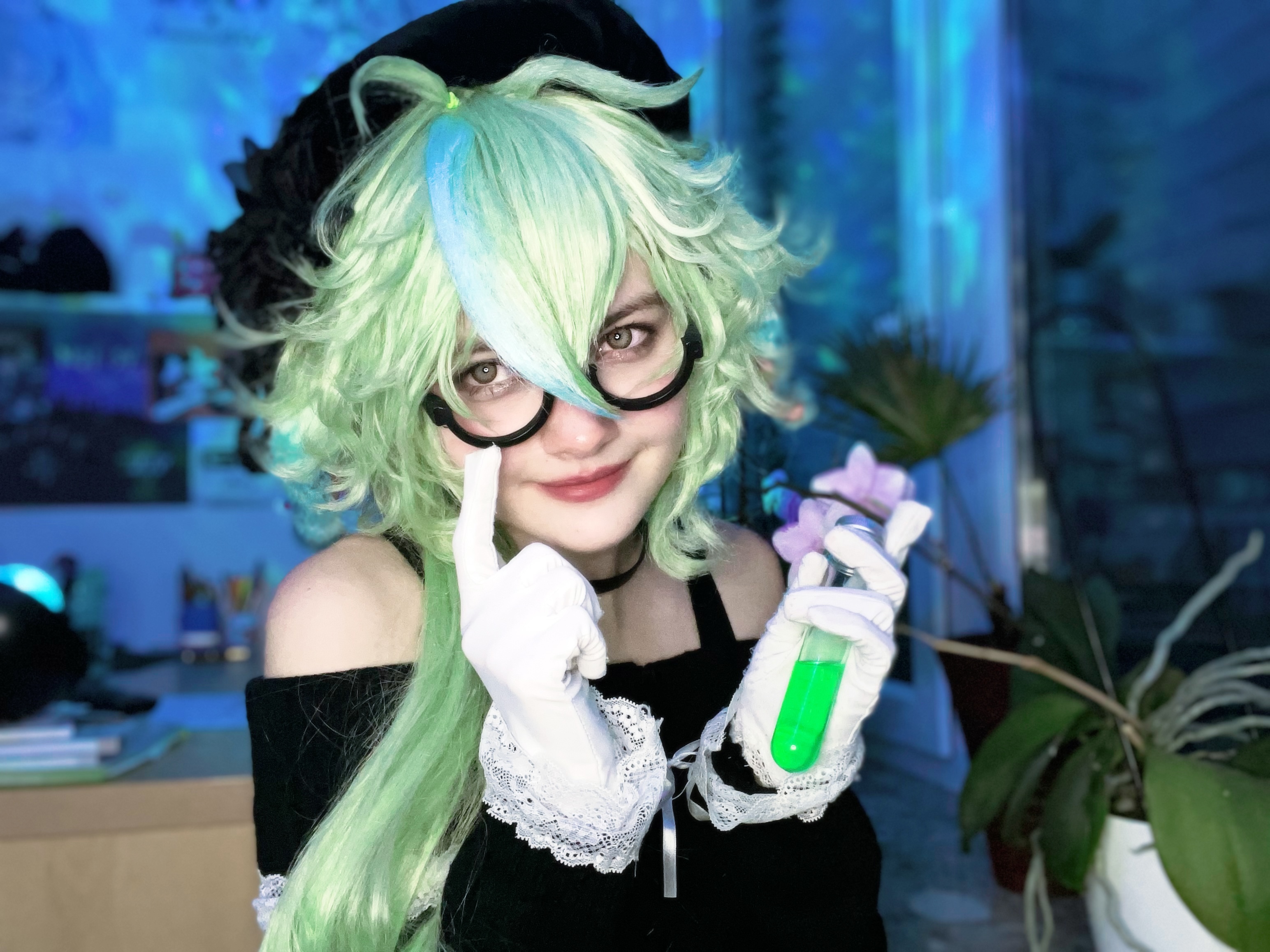 Sucrose cosplay 🧪🍃💚 Genshin Impact | HoYoLAB