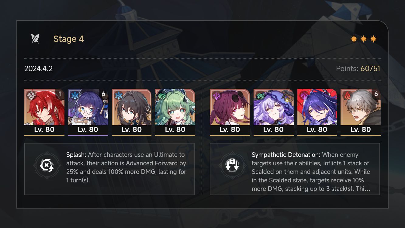 Auto party acheron Honkai: Star Rail | HoYoLAB