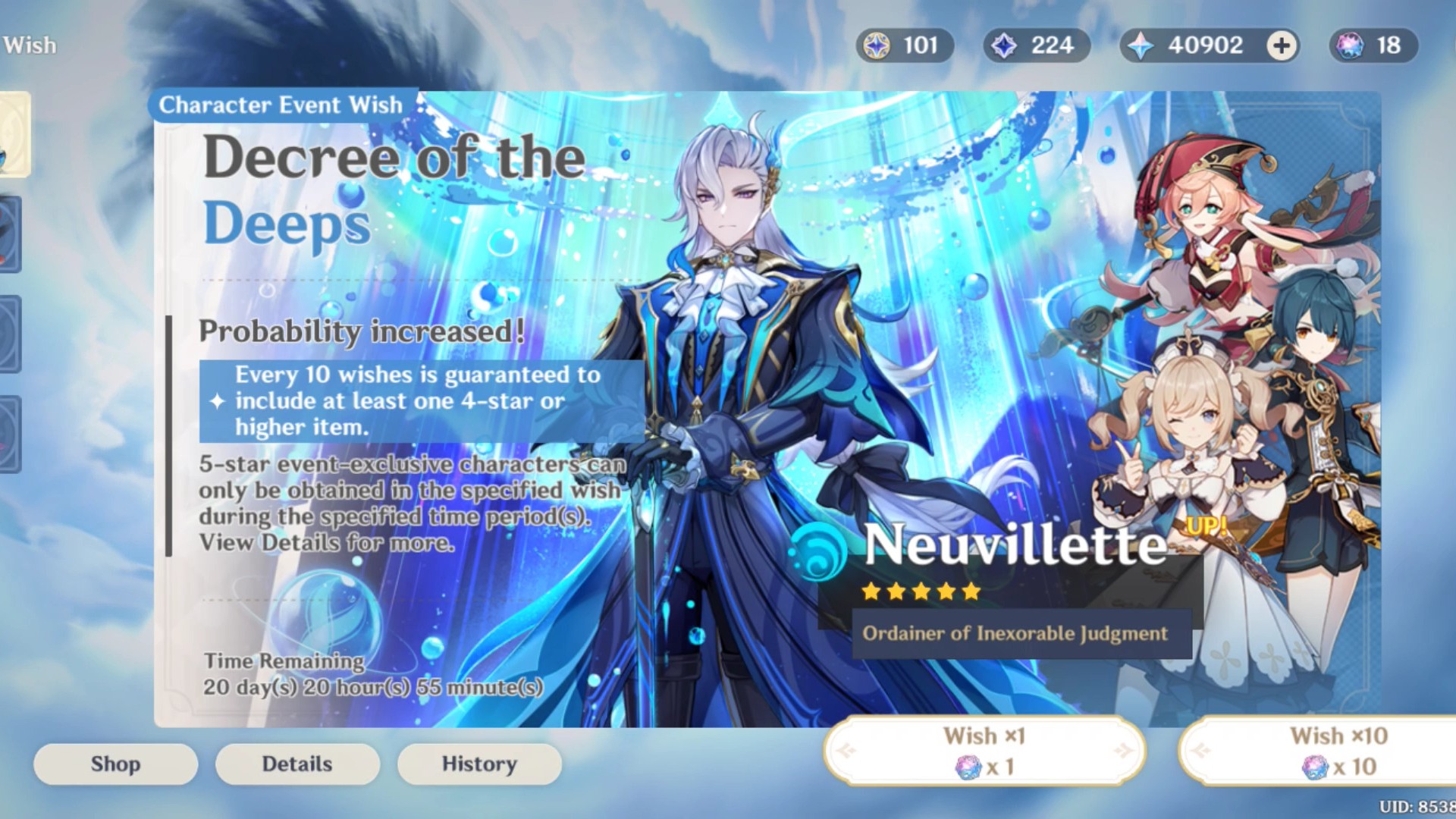 Is this enough for neuvillette and his weapon... Genshin Impact | HoYoLAB