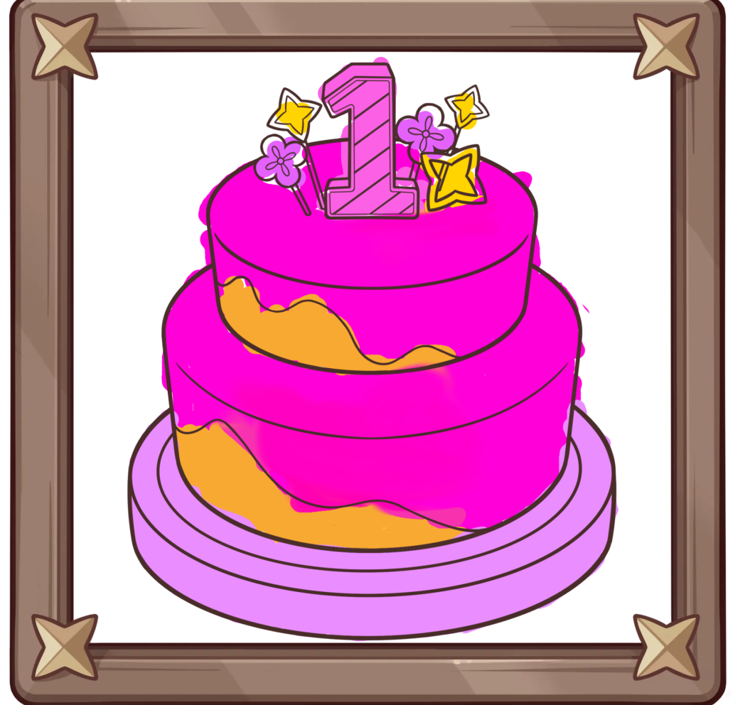 1st year anniversary cake Honkai: Star Rail | HoYoLAB